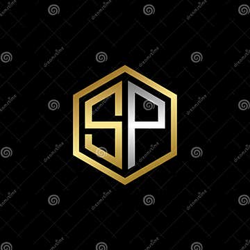 Vector Graphic Initials Letter SP Logo Design Template Stock Vector ...