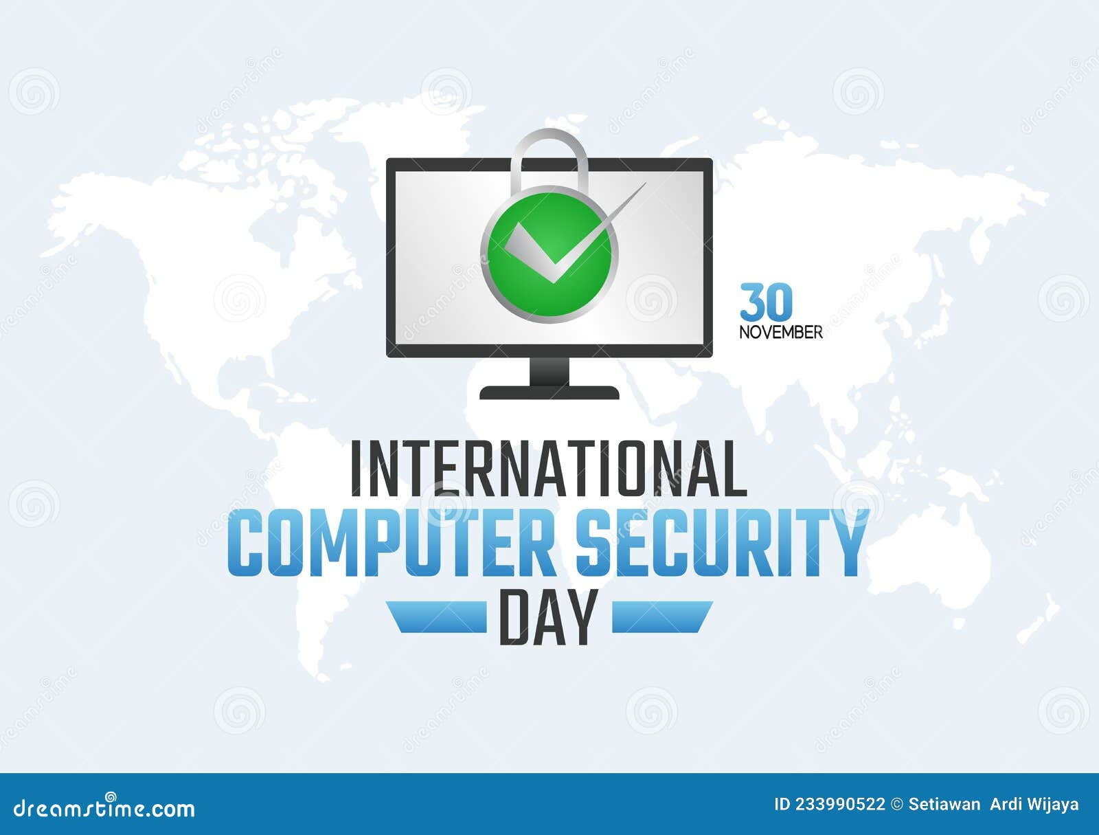 Vector Graphic of International Computer Security Day Stock Vector ...