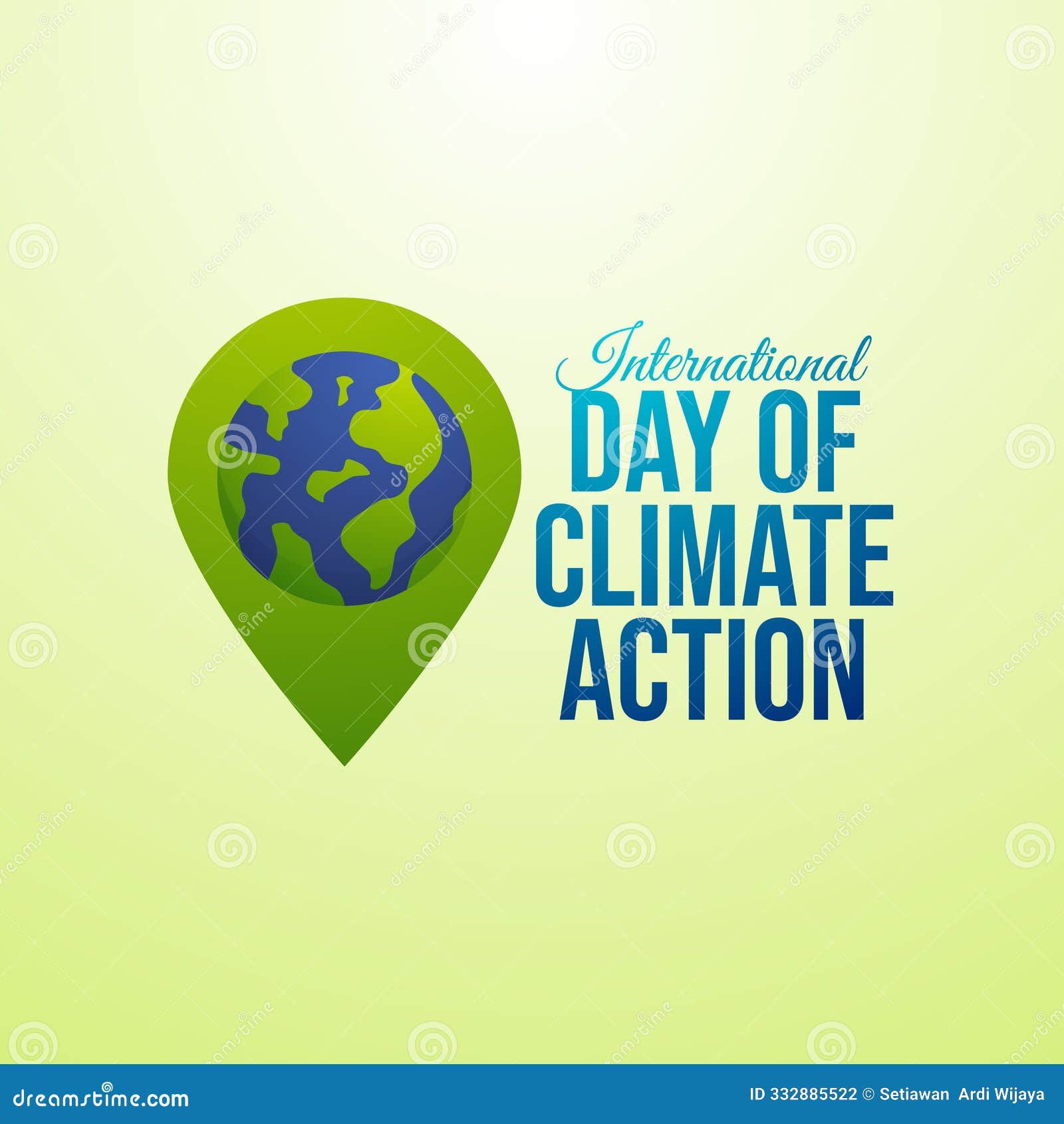 Vector Graphic of International Day of Climate Action Ideal for ...