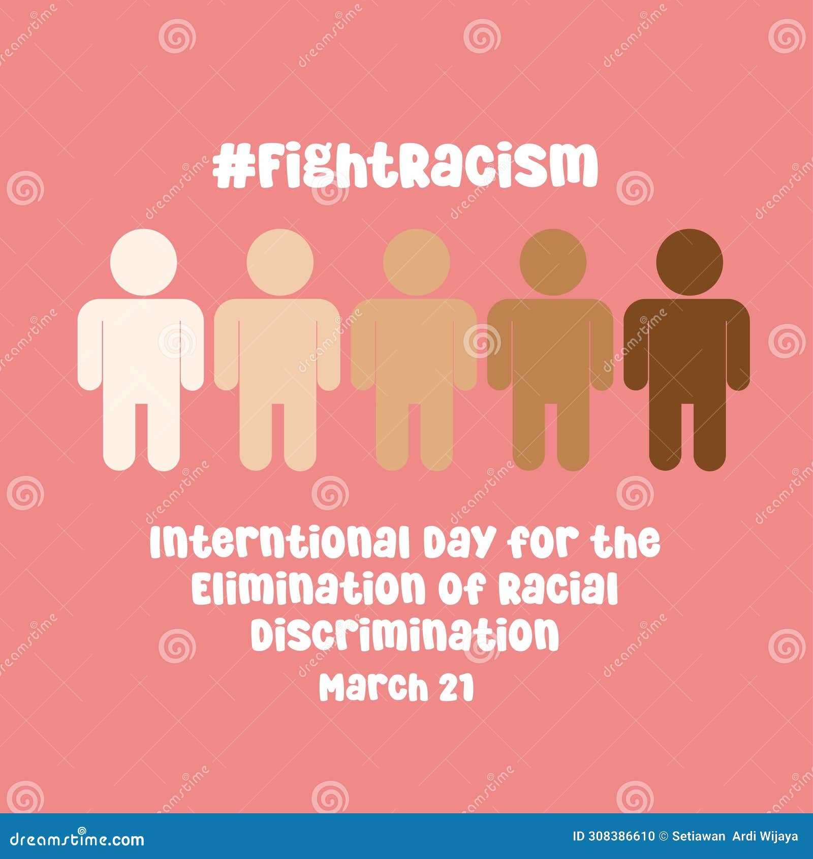 Vector Graphic Of International Day For The Elimination Of Racial