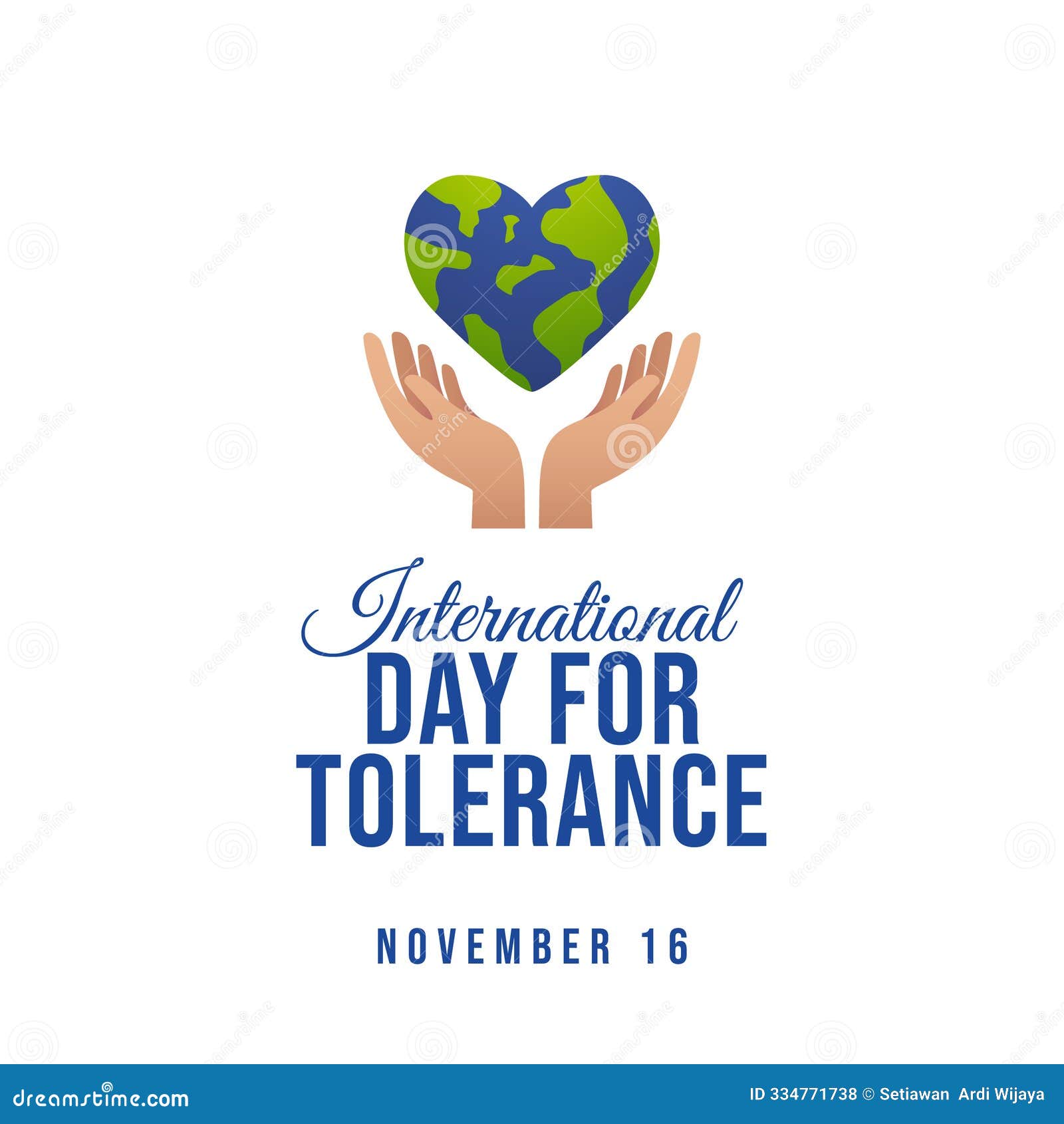 Vector Graphic of International Day for Tolerance Ideal for ...