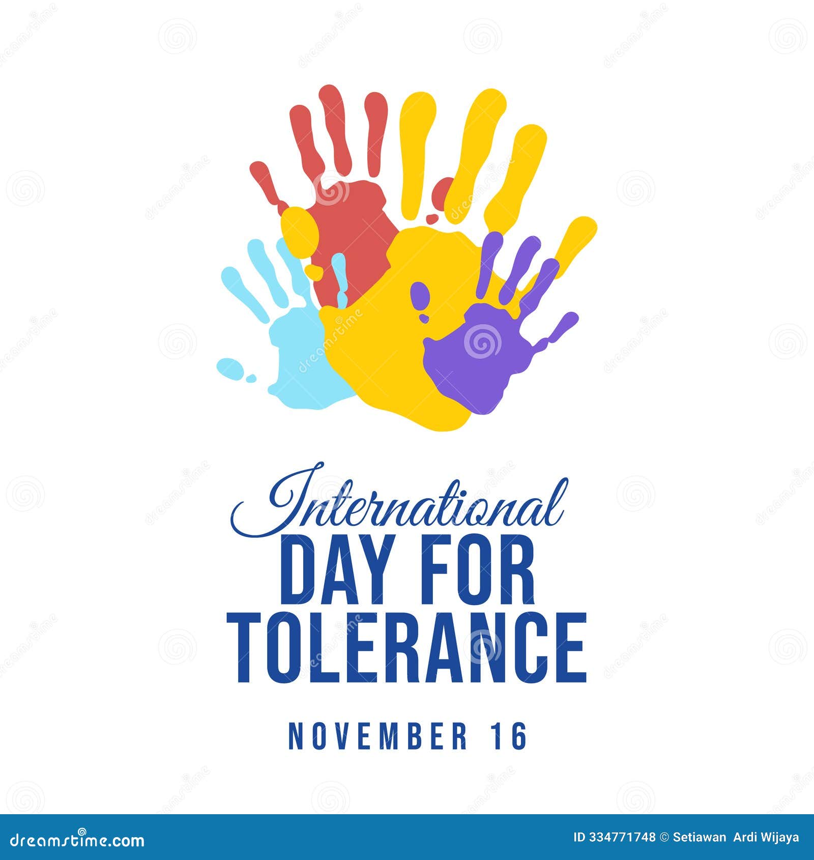 Vector Graphic of International Day for Tolerance Ideal for ...