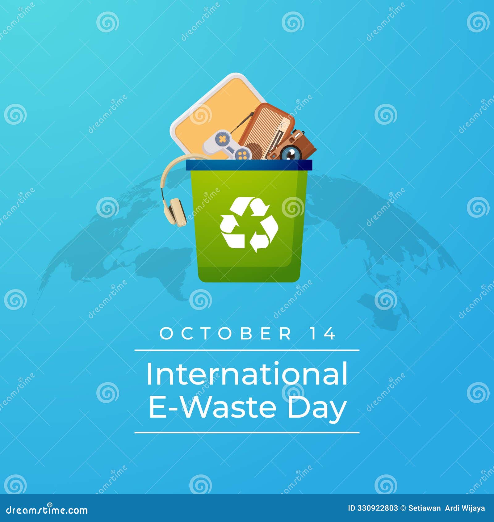 Vector Graphic of International E-Waste Day Ideal for International E ...