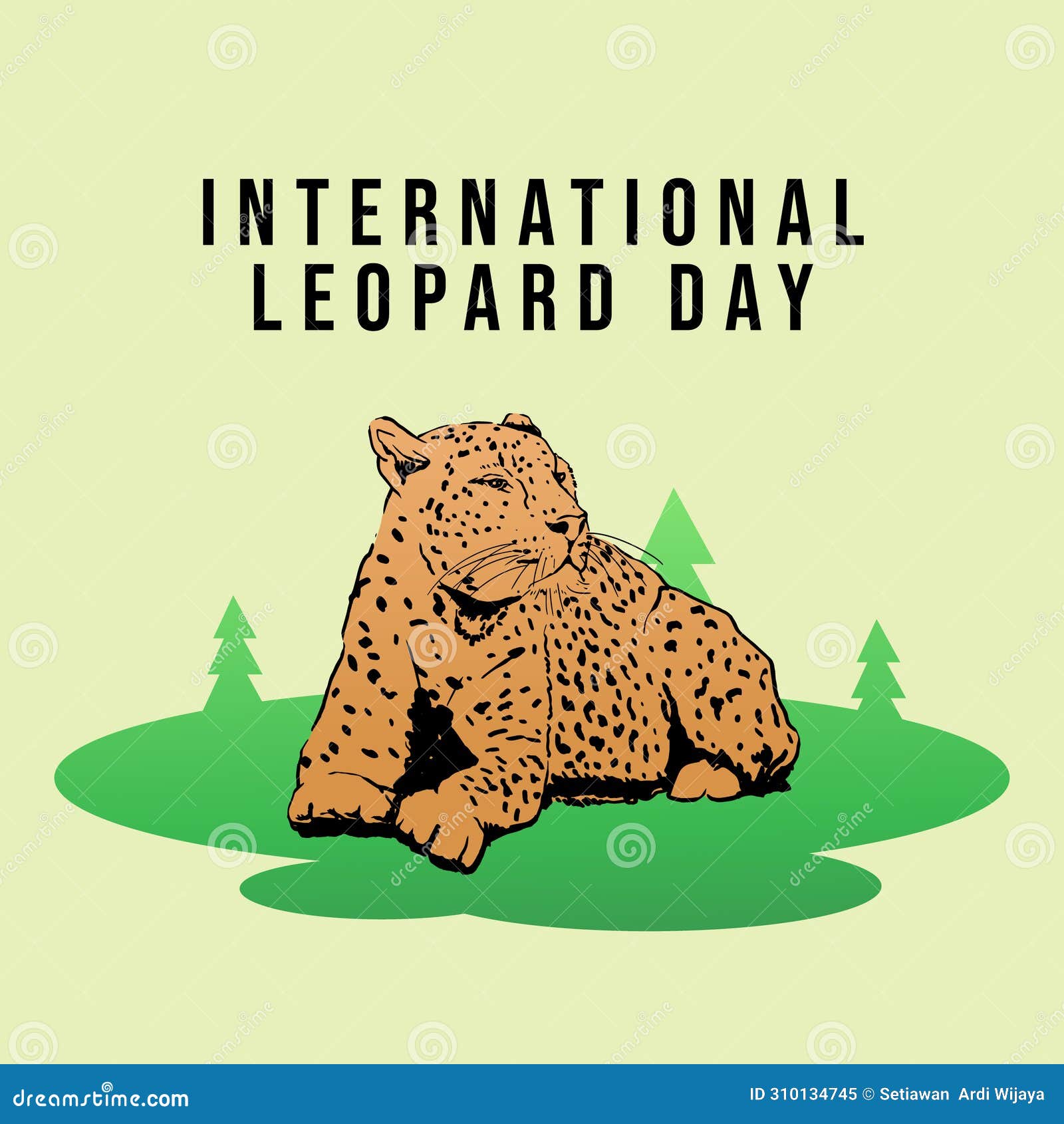 Vector Graphic of International Leopard Day Ideal for International ...