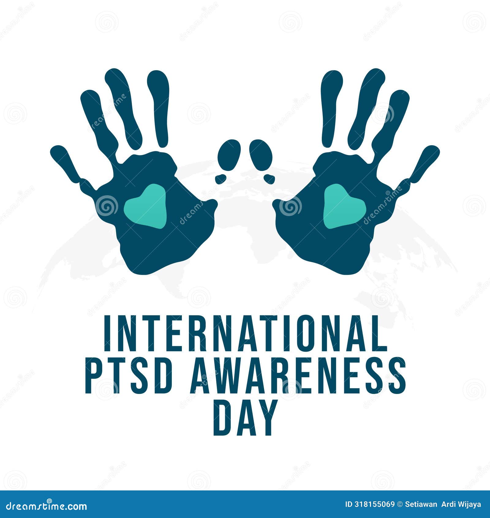 Vector Graphic of International PTSD Awareness Day Ideal for ...