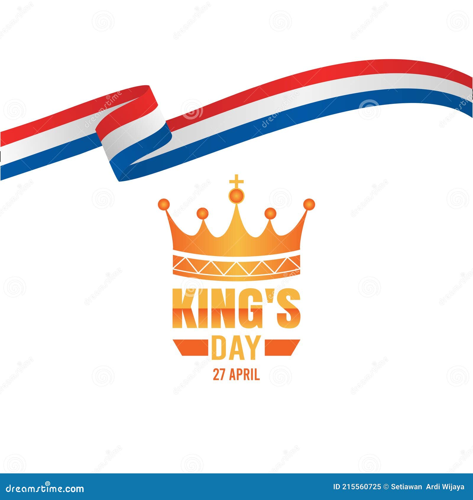 Vector Graphic of King`s Day Good for King`s Day Celebration. Stock ...