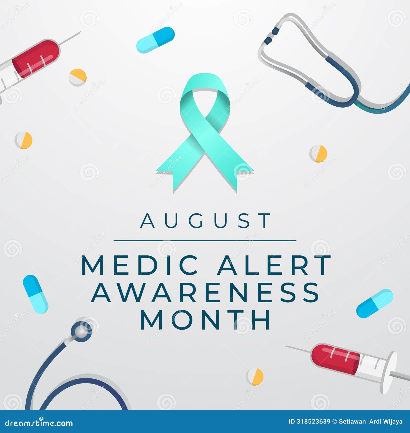 Vector Graphic of MedicAlert Awareness Month Ideal for MedicAlert ...