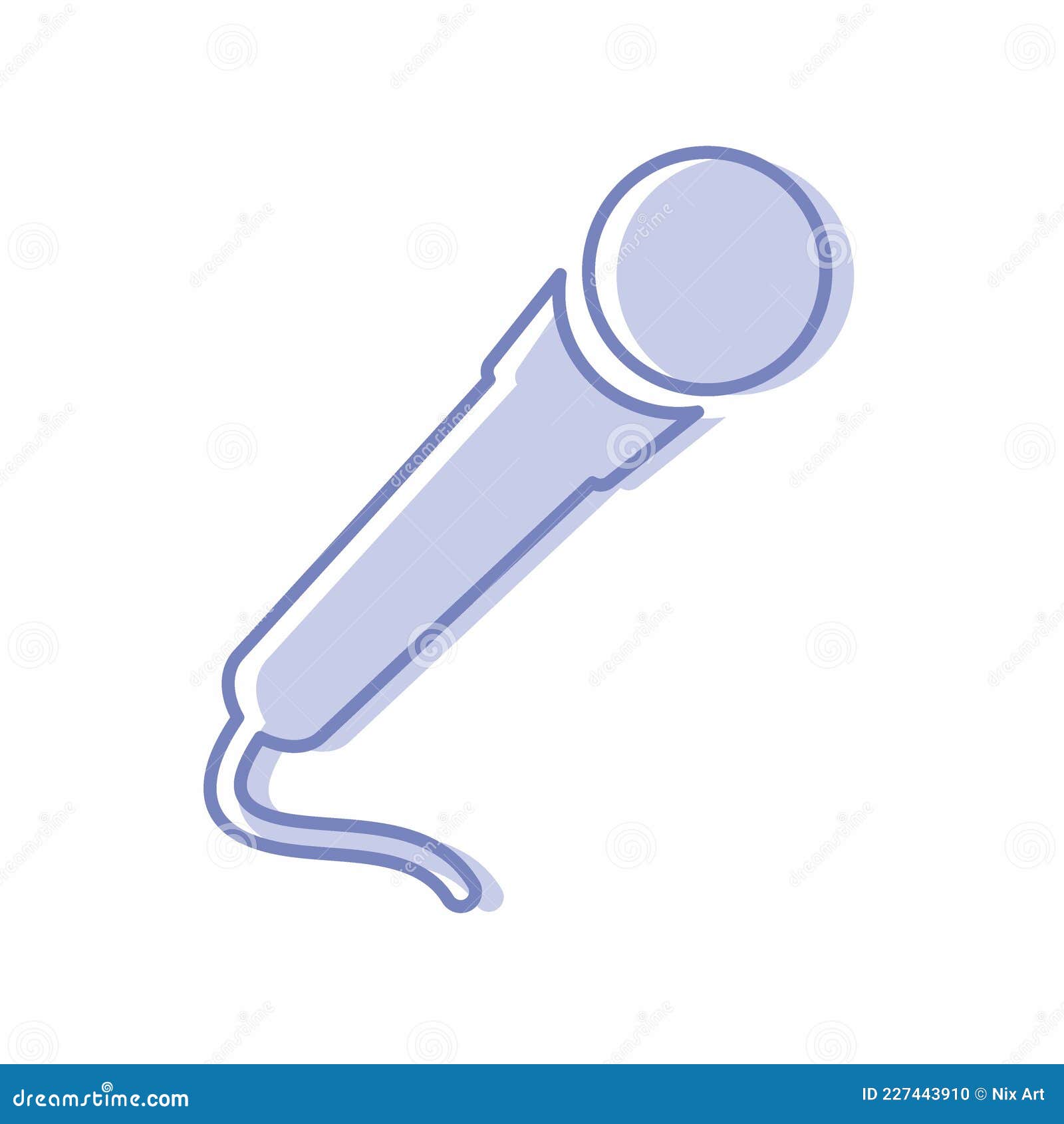 Vector Graphic of - Microphone - Twins Style Stock Vector ...