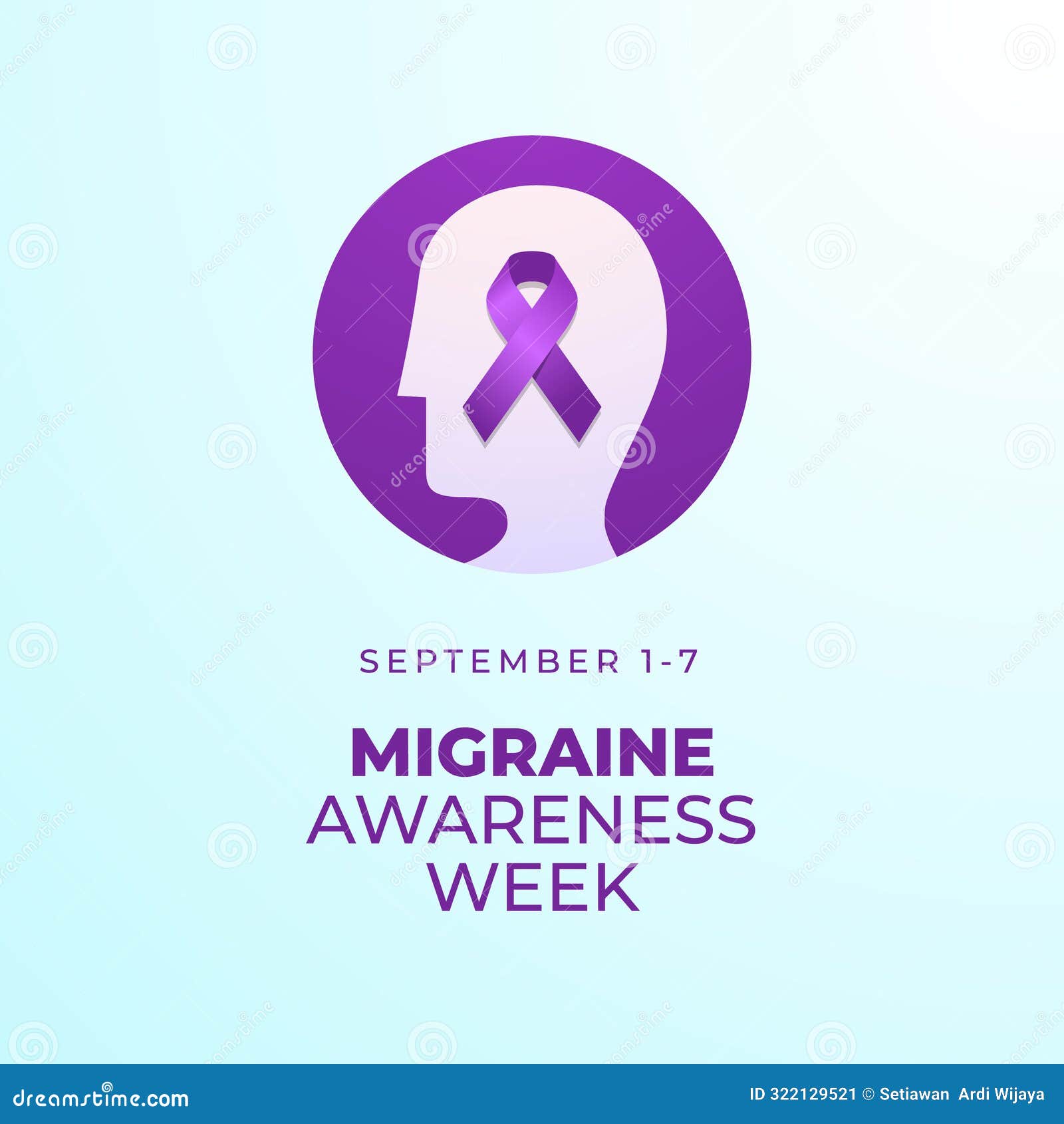 Vector Graphic of Migraine Awareness Week Ideal for Migraine Awareness ...