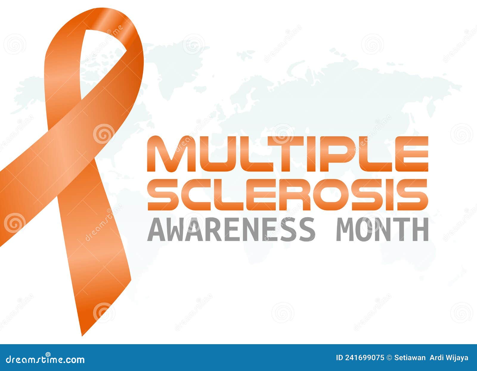 Vector Graphic of Multiple Sclerosis Awareness Month Stock Vector ...