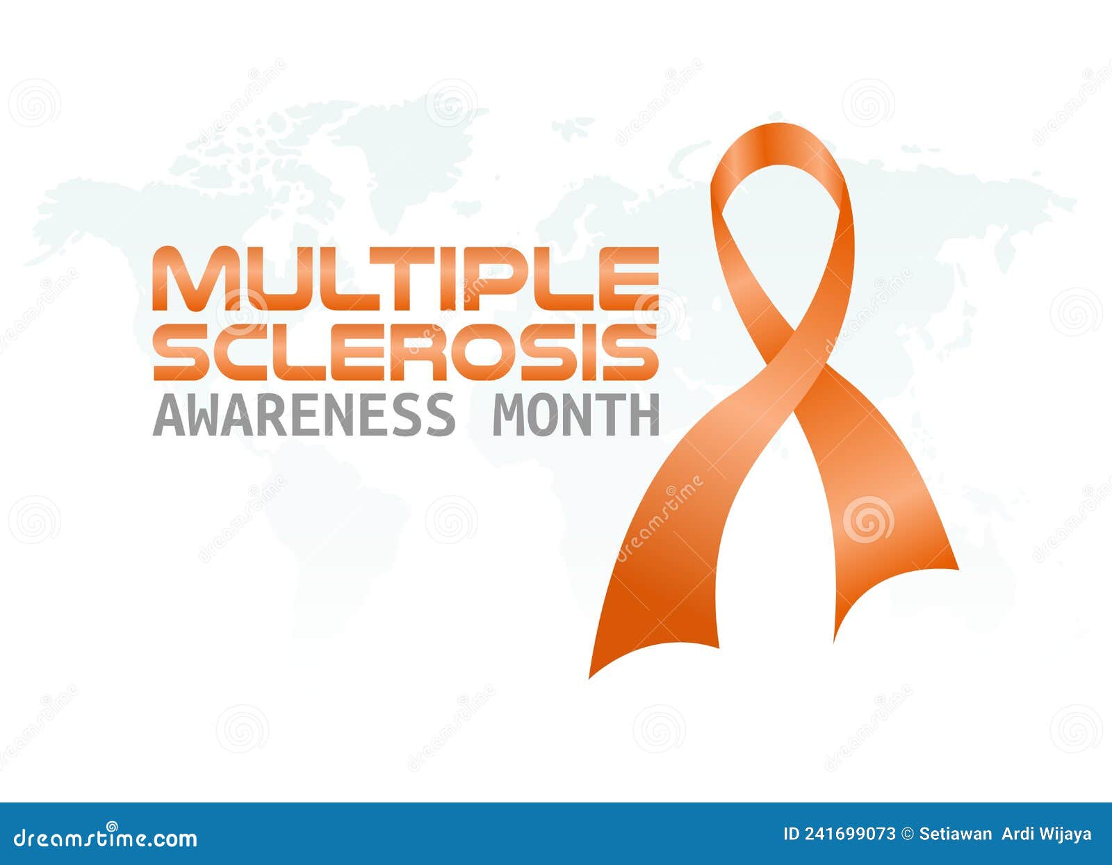 Vector Graphic of Multiple Sclerosis Awareness Month Stock Vector ...