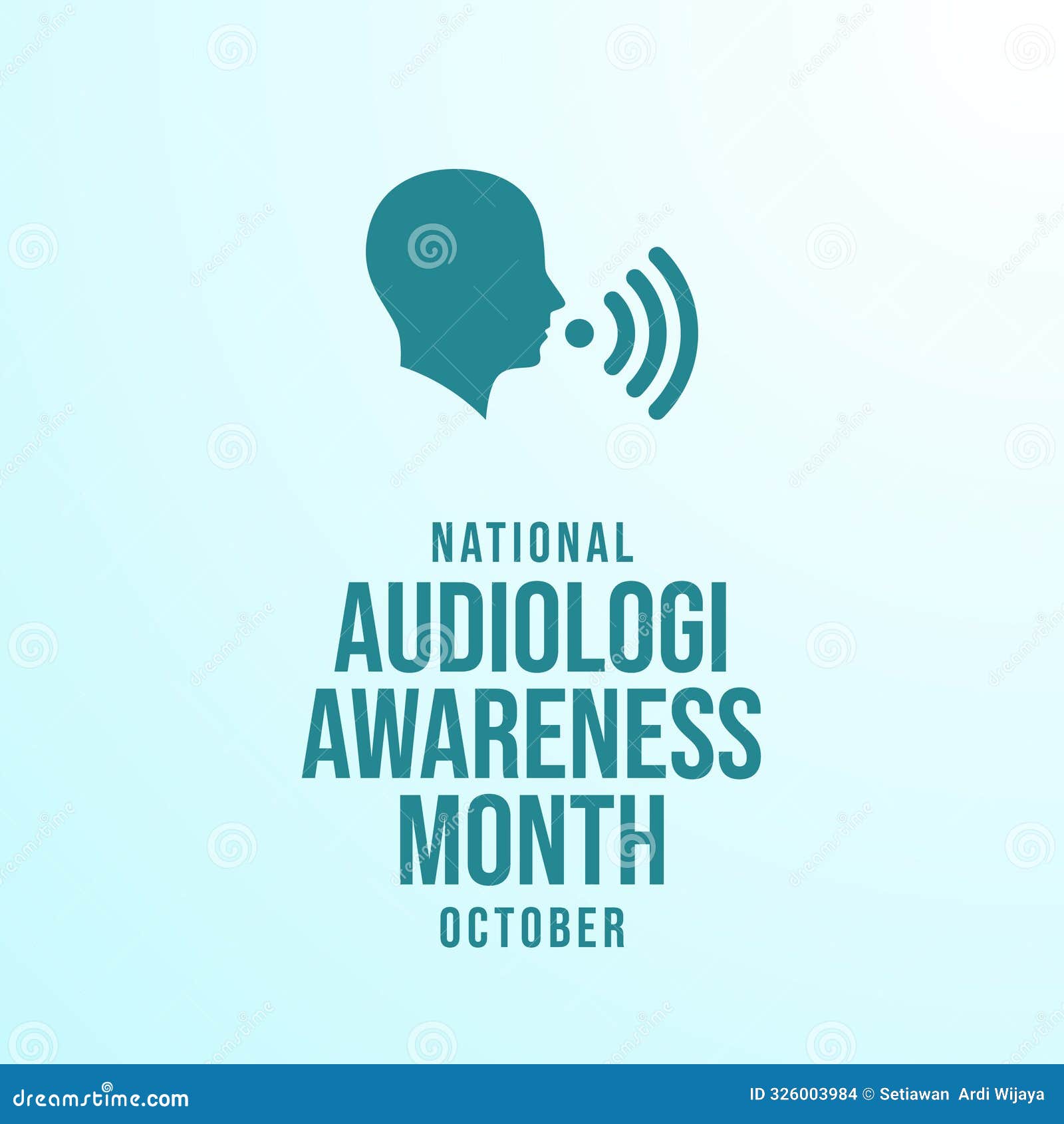 Vector Graphic of National Audiology Awareness Month Ideal for National ...