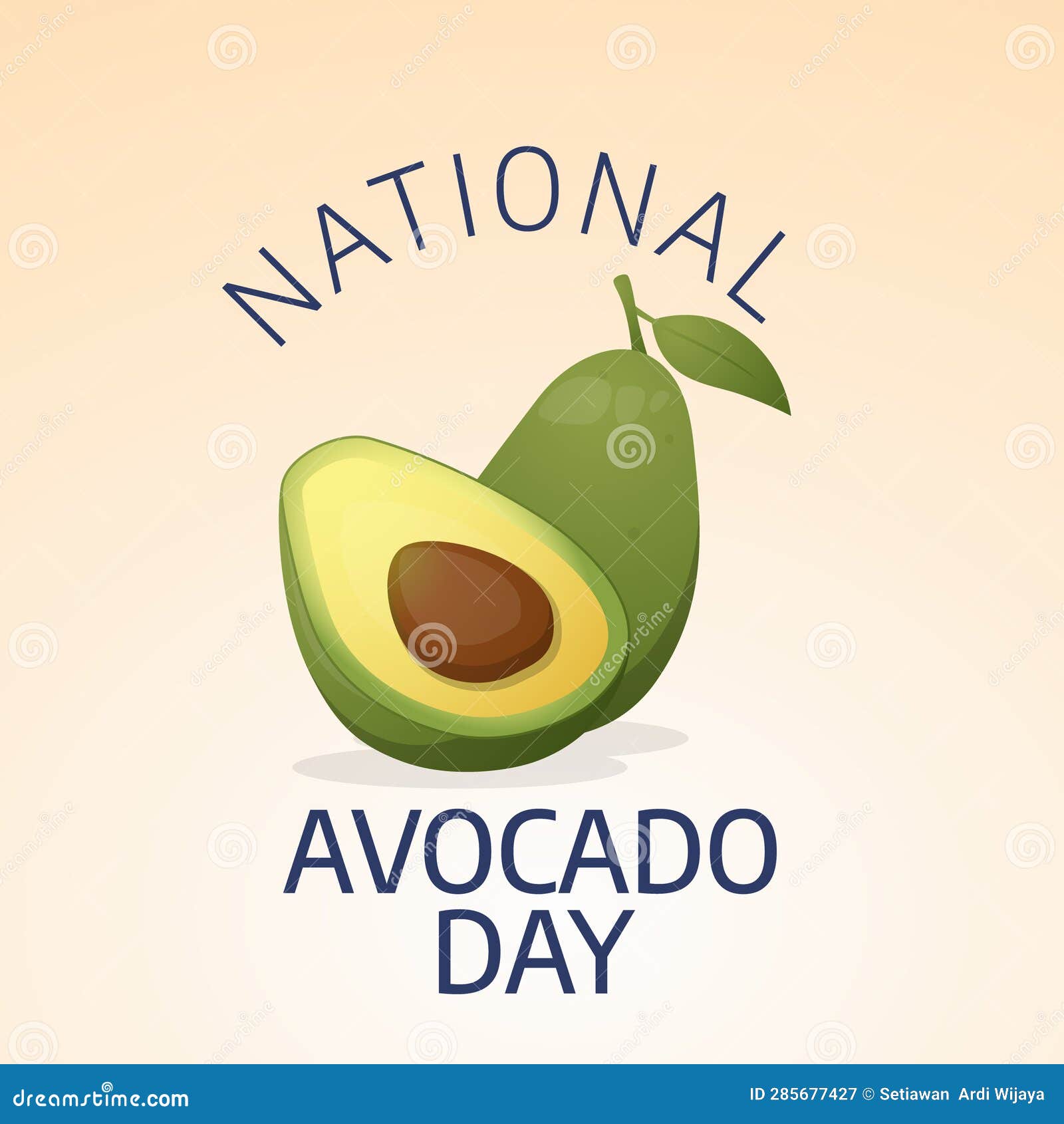 Vector Graphic of National Avocado Day Good for National Avocado Day ...