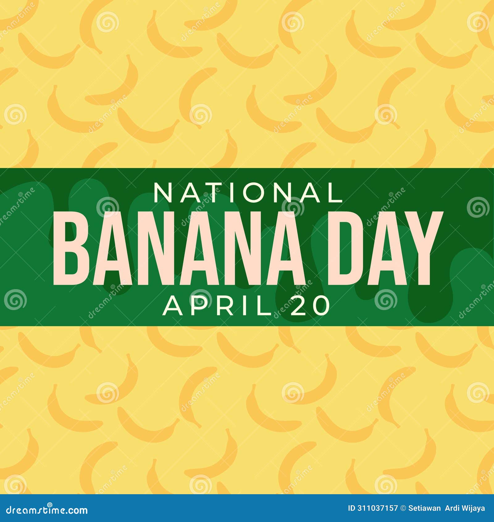 Vector Graphic of National Banana Day Ideal for National Banana Day ...