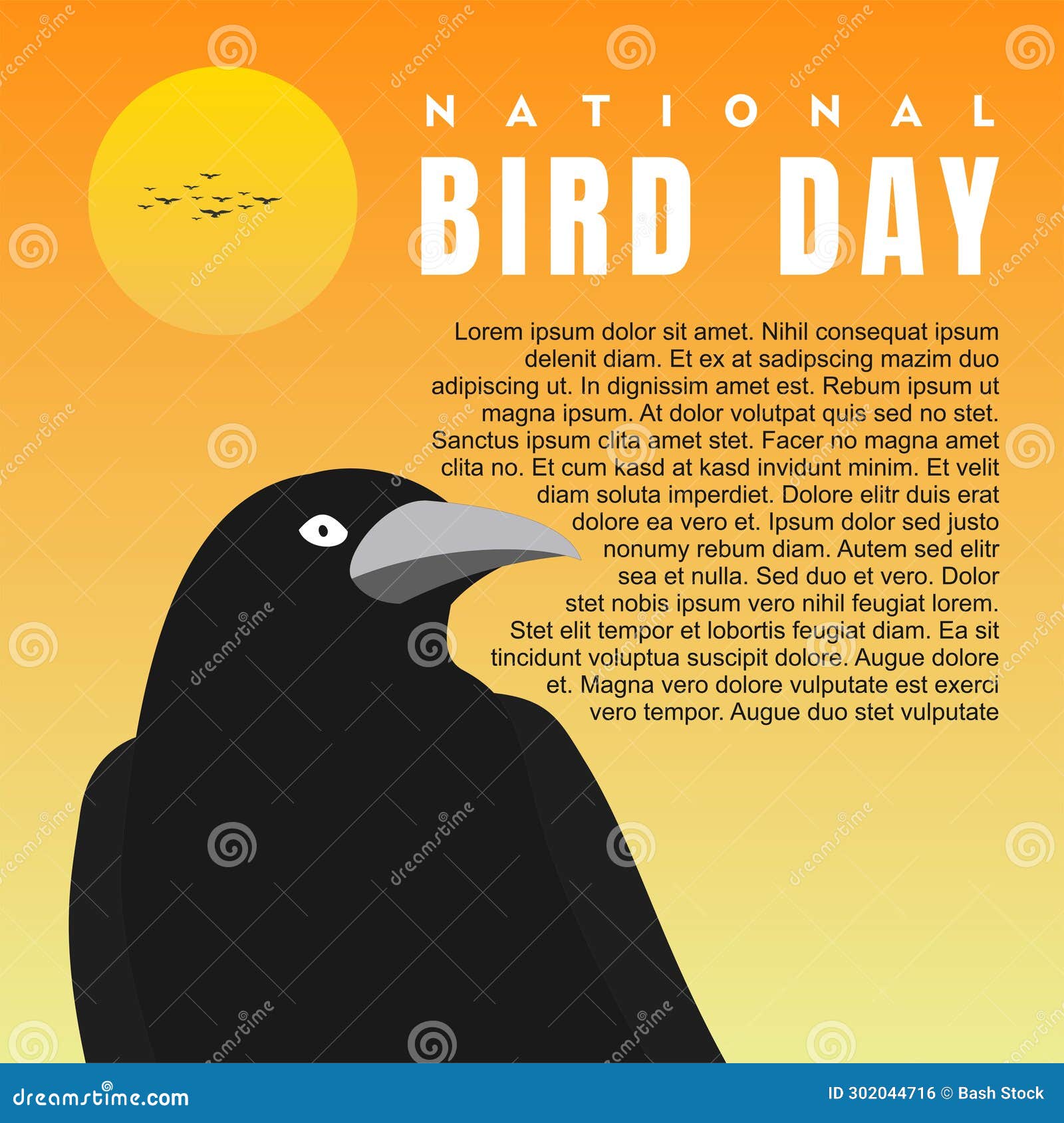 Vector Graphic of National Bird Day Good for National Bird Day ...