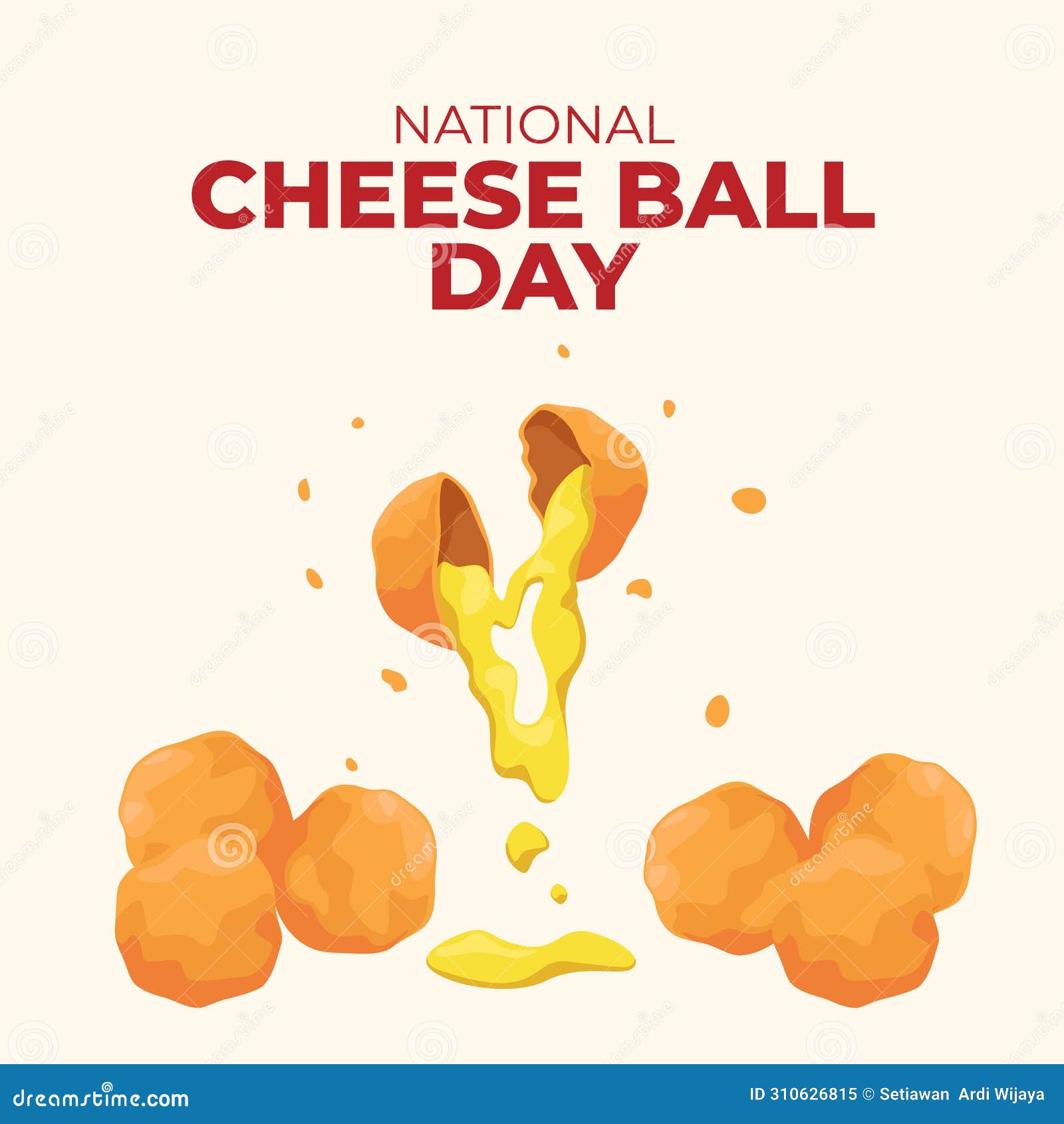 Vector Graphic of National Cheese Ball Day Ideal for National Cheese ...