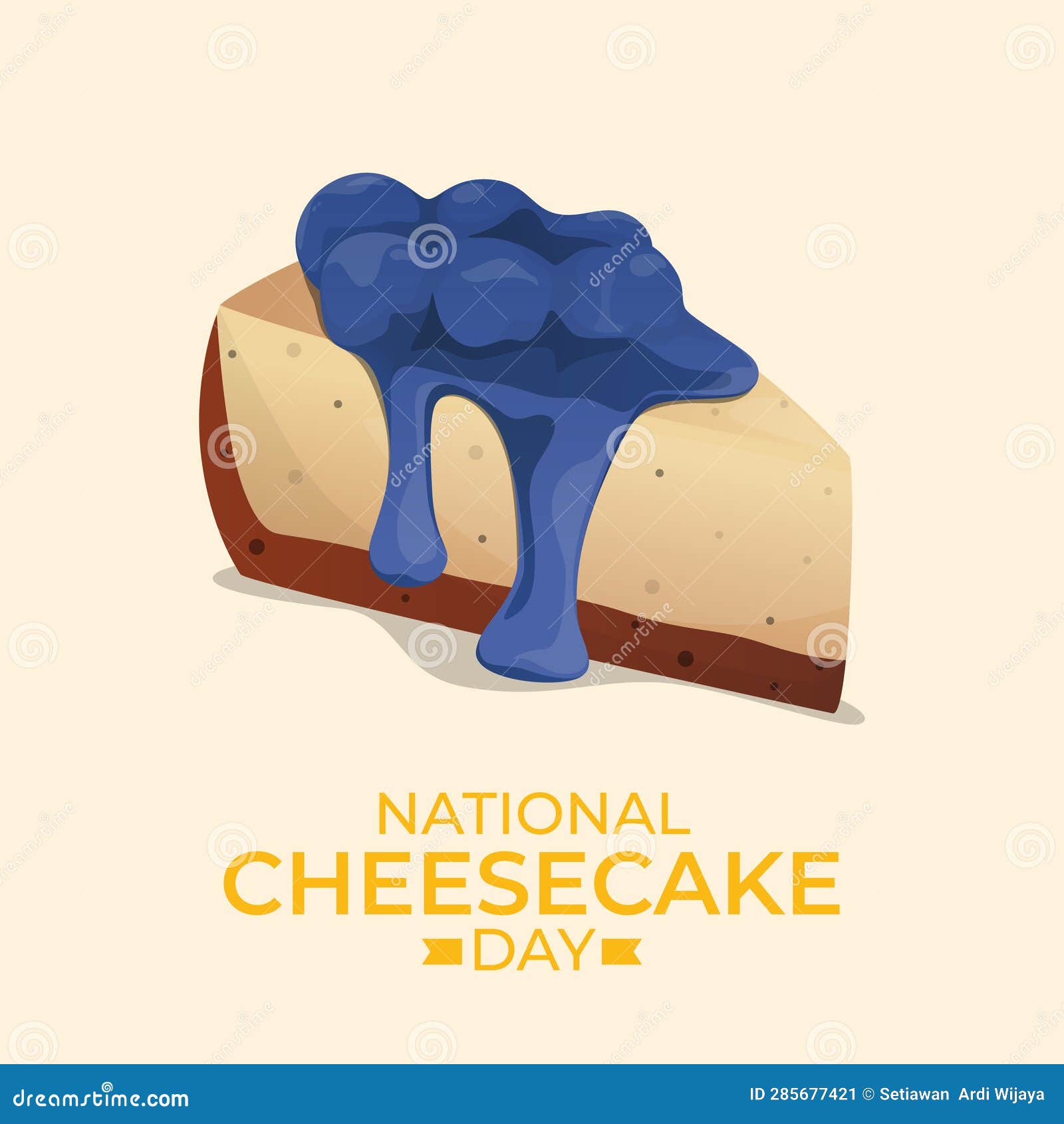 Vector Graphic of National Cheesecake Day Good for National Cheesecake ...