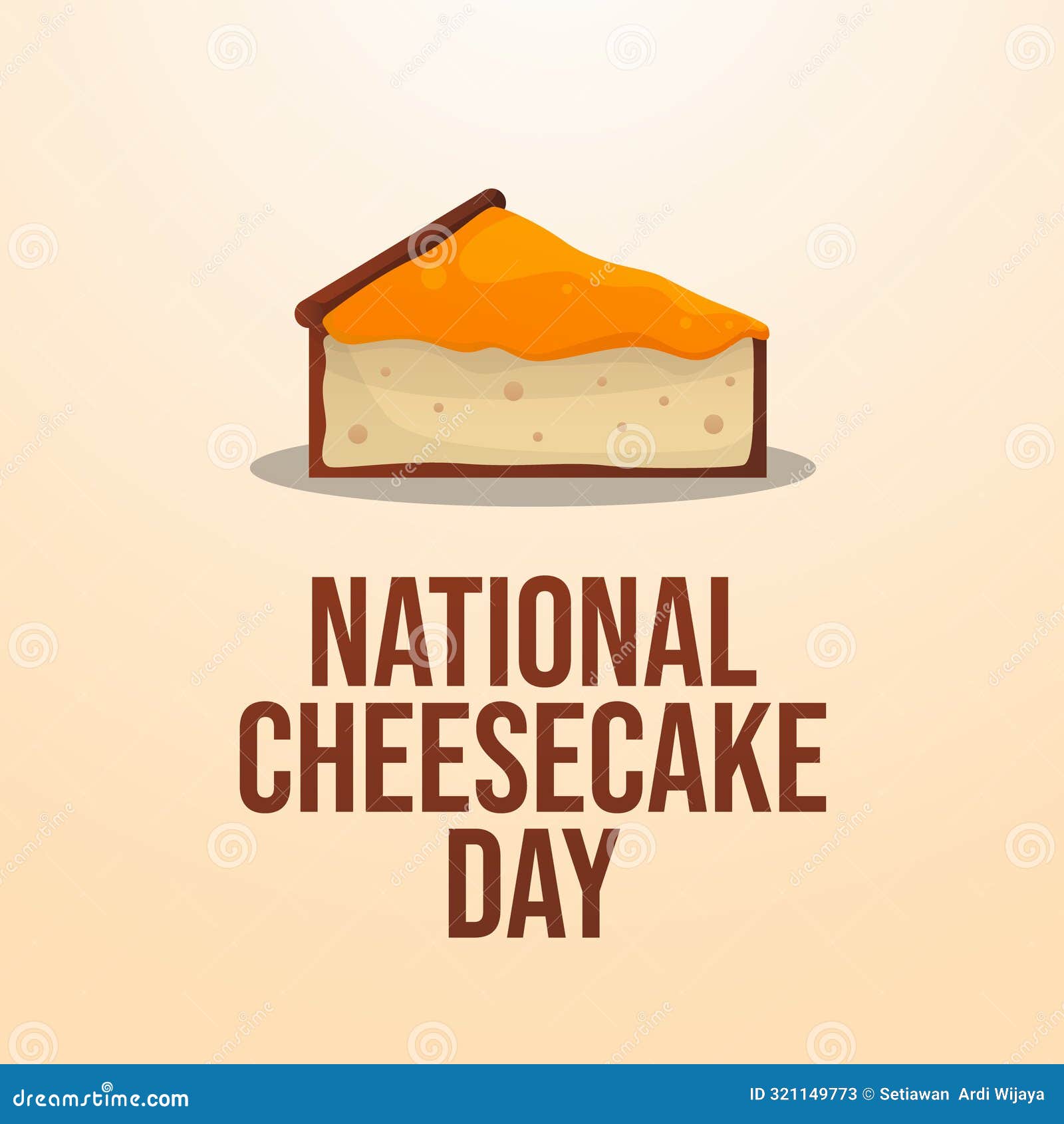 Vector Graphic of National Cheesecake Day Ideal for National Cheesecake ...