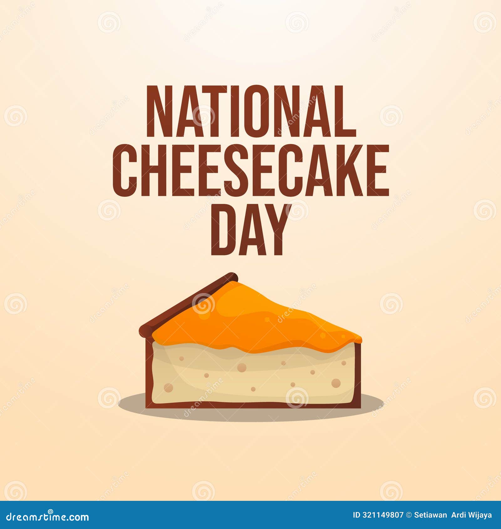 Vector Graphic of National Cheesecake Day Ideal for National Cheesecake ...