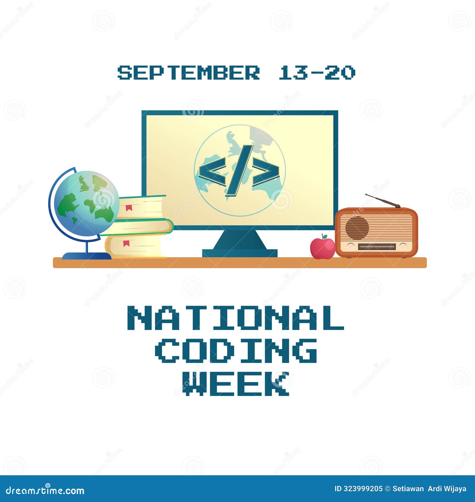 Vector Graphic of National Coding Week Ideal for National Coding Week ...