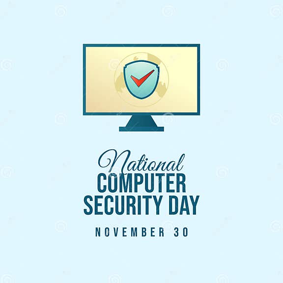 Vector Graphic of National Computer Security Day Ideal for National ...