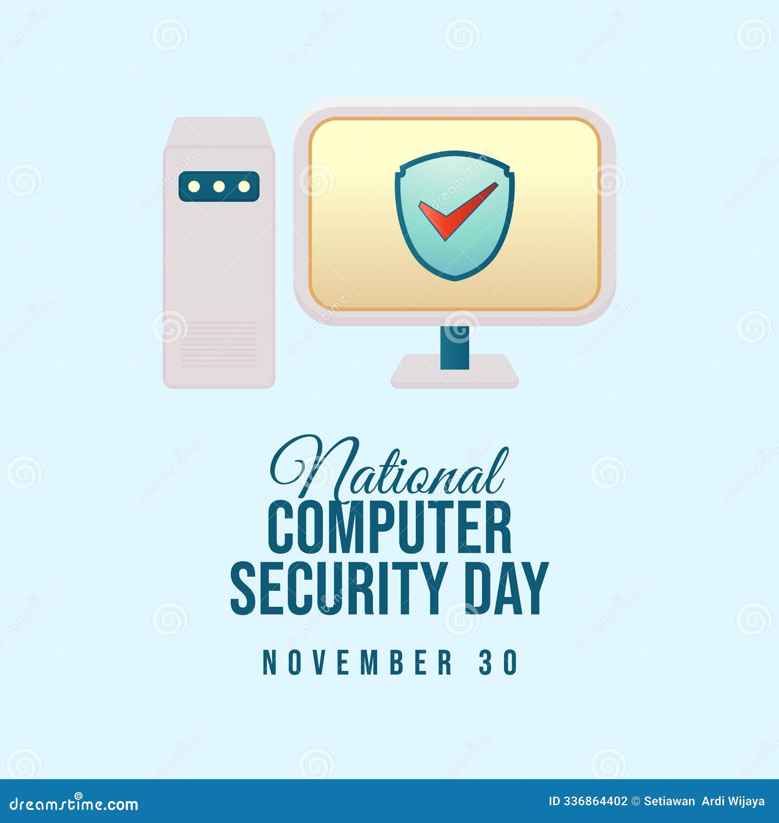 Vector Graphic of National Computer Security Day Ideal for National ...