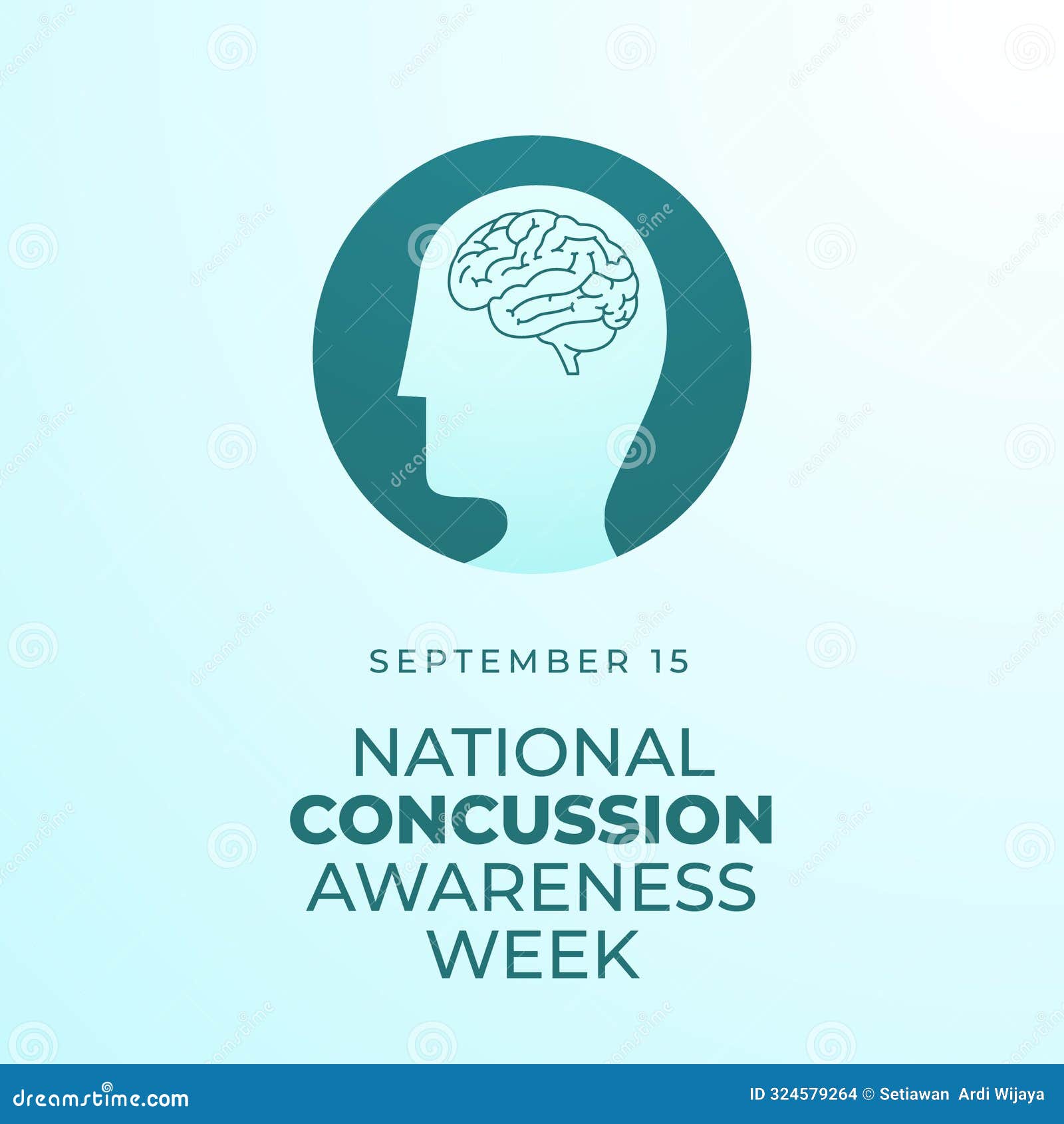 Vector Graphic of National Concussion Awareness Day Ideal for National ...