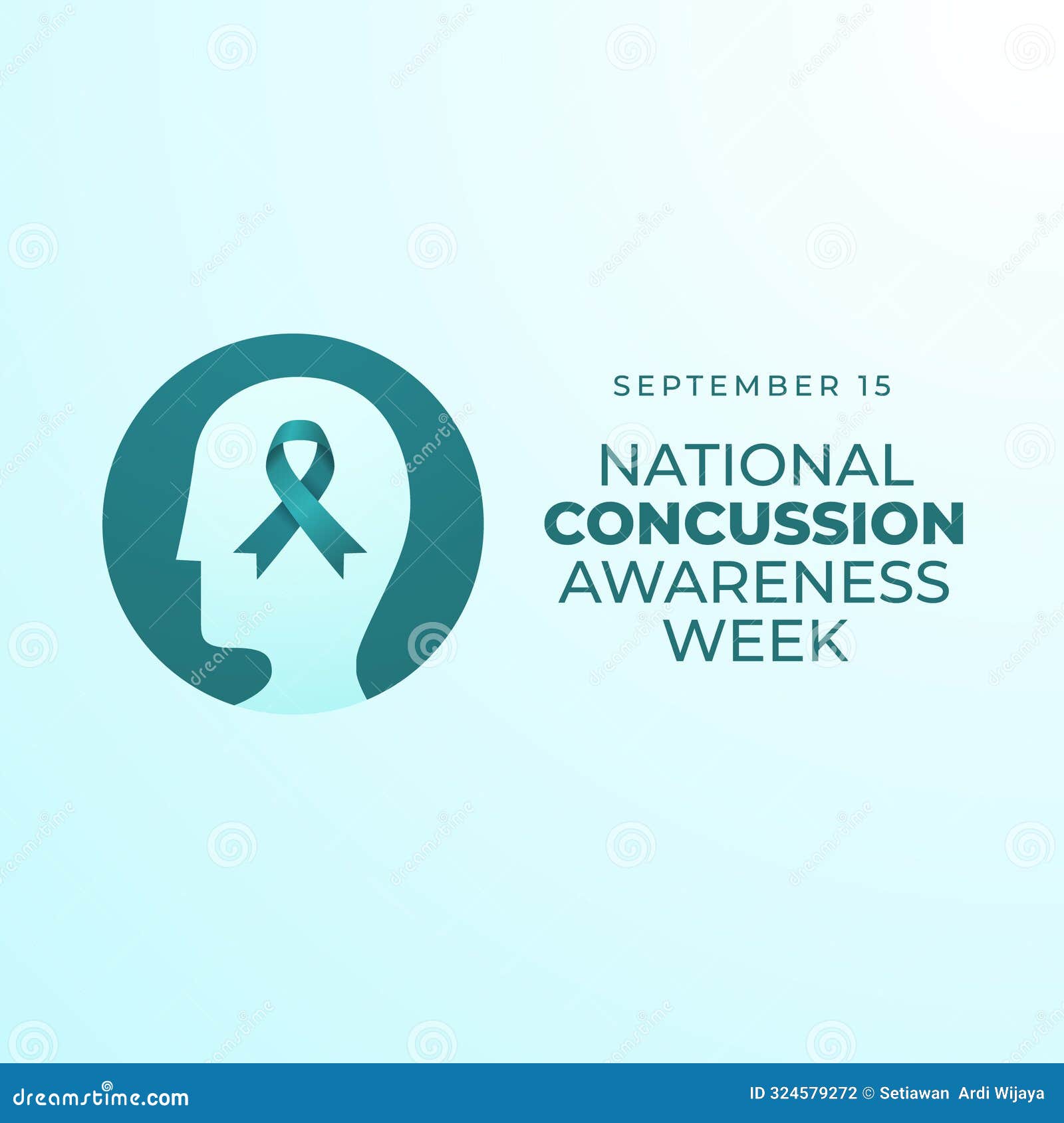 Vector Graphic of National Concussion Awareness Day Ideal for National ...