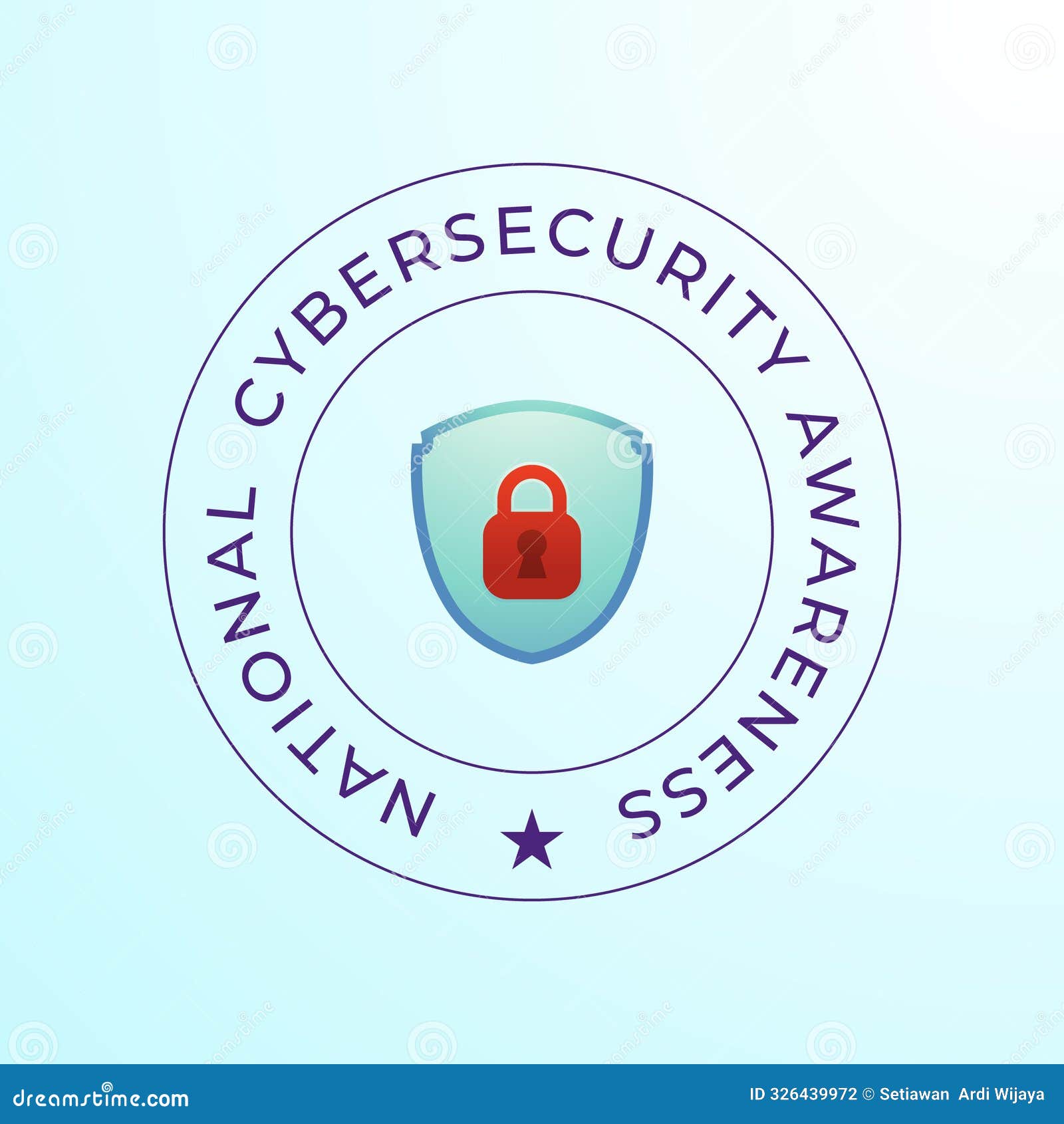 Vector Graphic of National Cybersecurity Awareness Month Ideal for ...