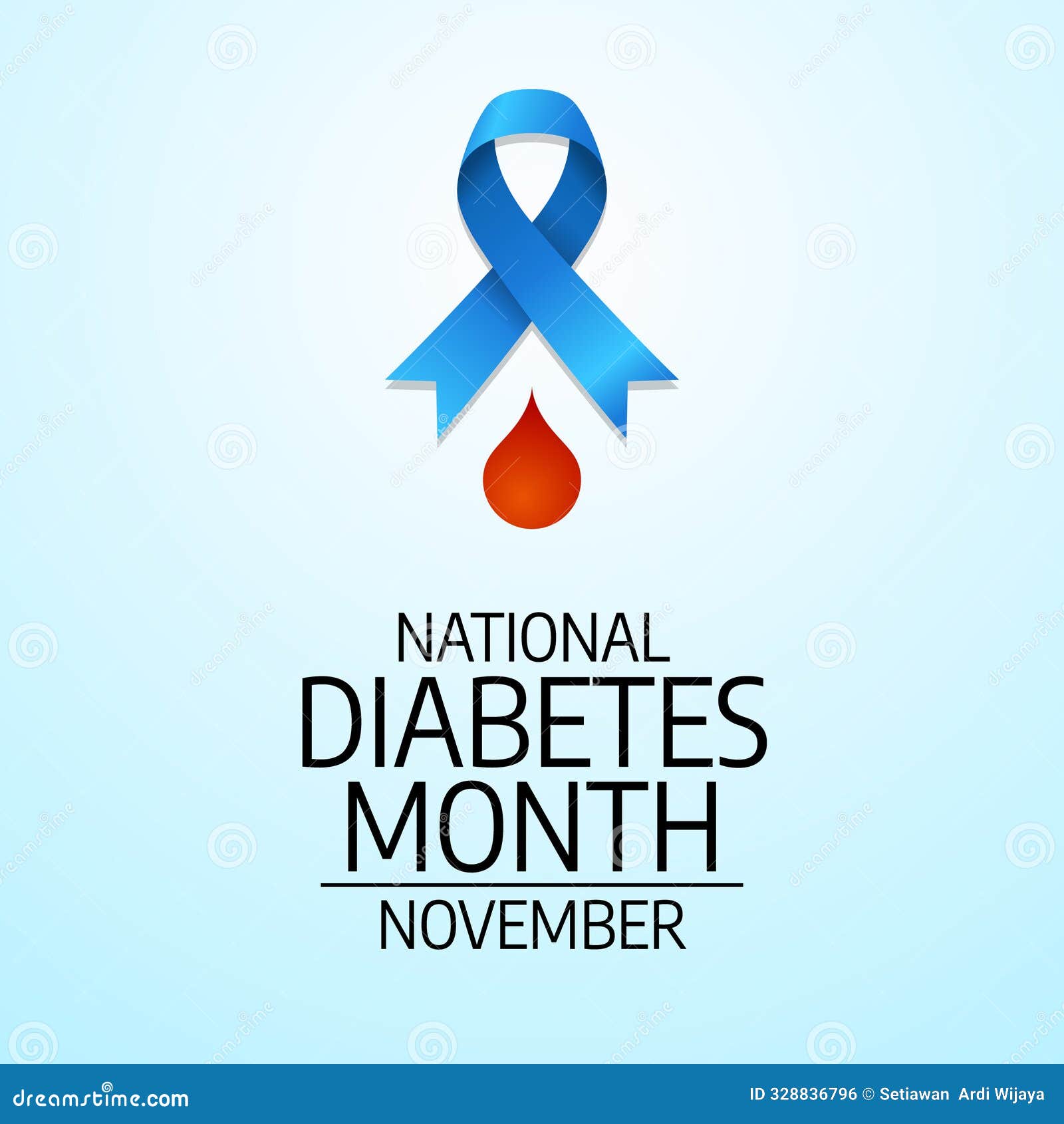 Vector Graphic of National Diabetes Month Ideal for National Diabetes ...