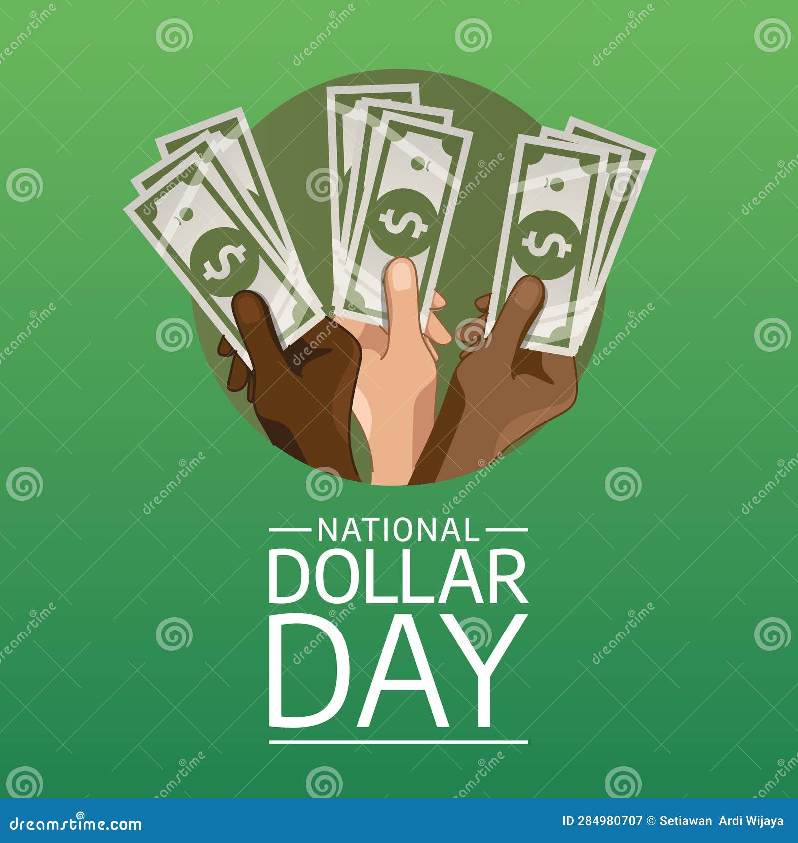 Vector Graphic of National Dollar Day Good for National Dollar Day ...