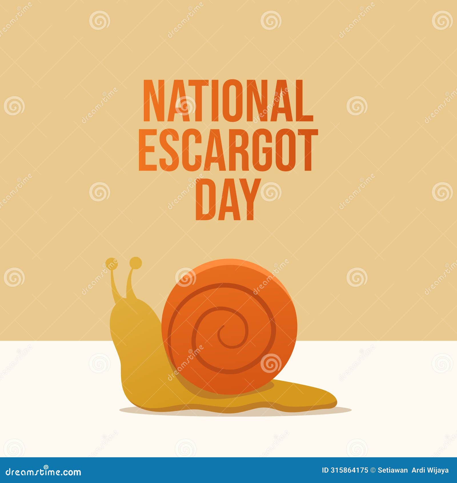 Vector Graphic of National Escargot Day Ideal for National Escargot Day ...