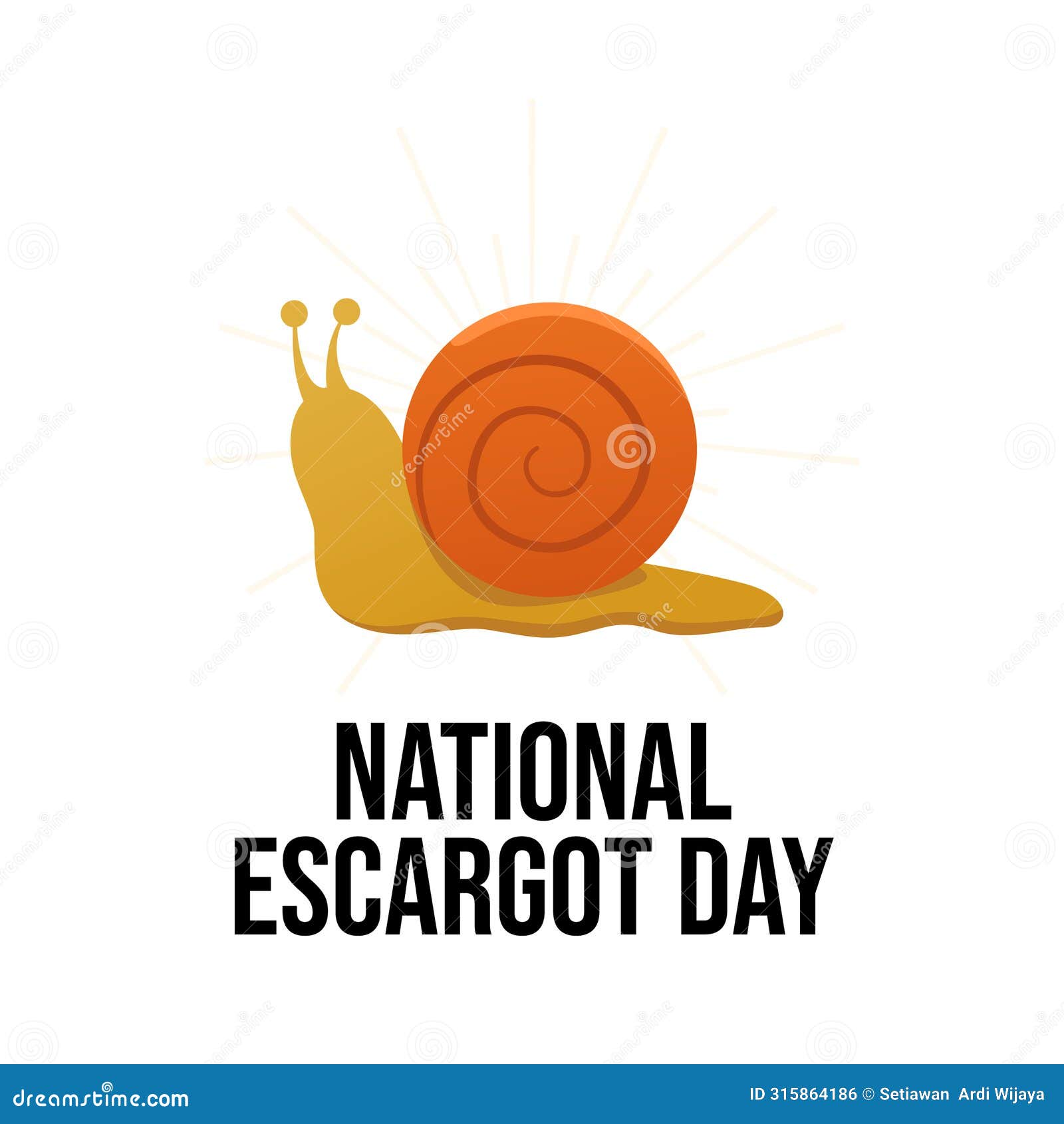 Vector Graphic of National Escargot Day Ideal for National Escargot Day ...