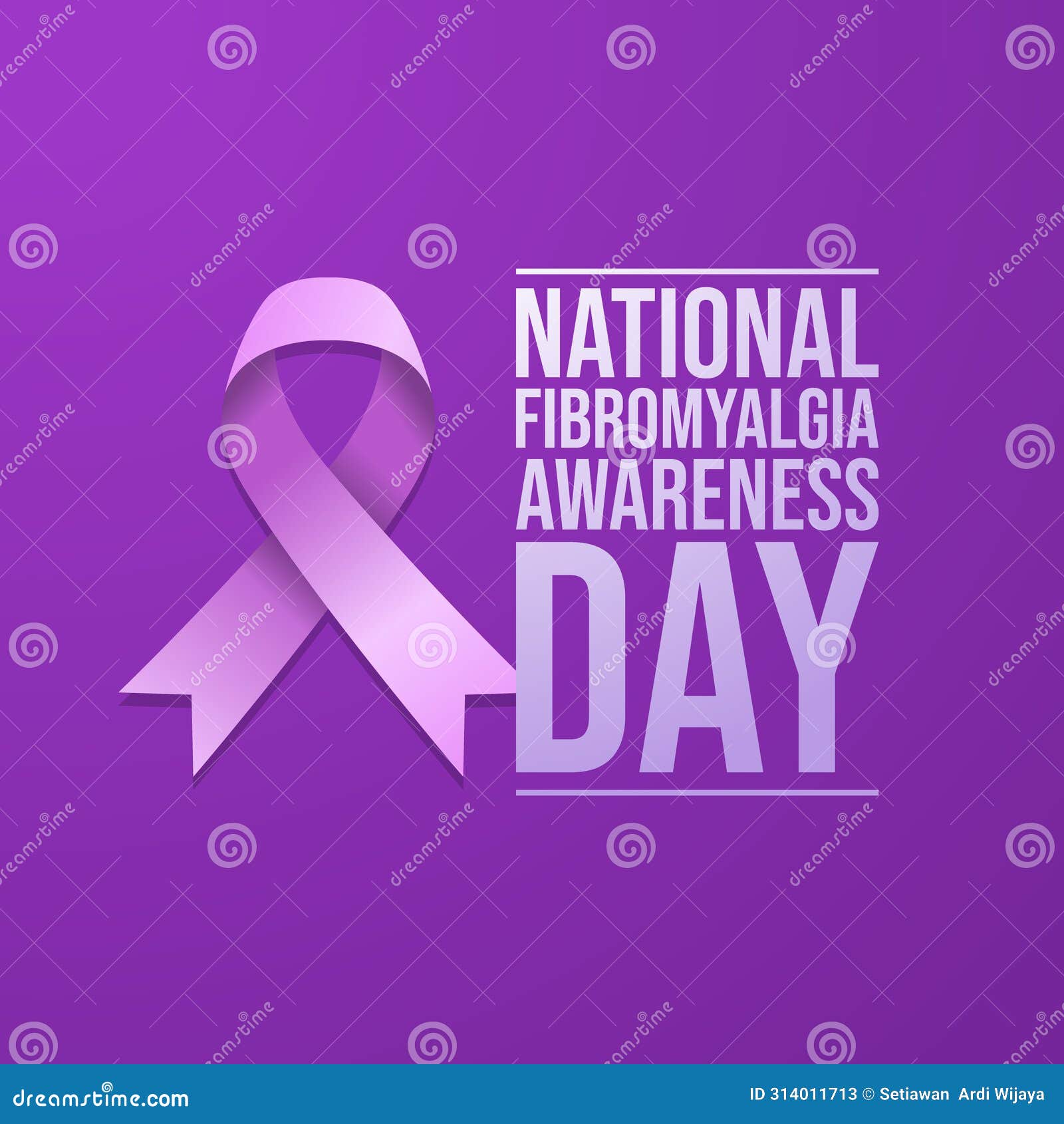 Vector Graphic of National Fibromyalgia Awareness Day Ideal for ...