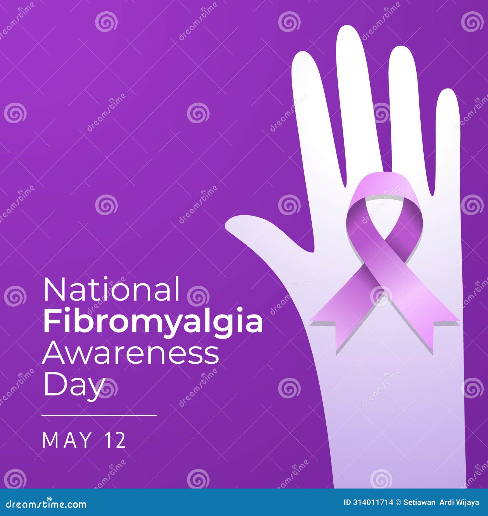 Vector Graphic of National Fibromyalgia Awareness Day Ideal for ...