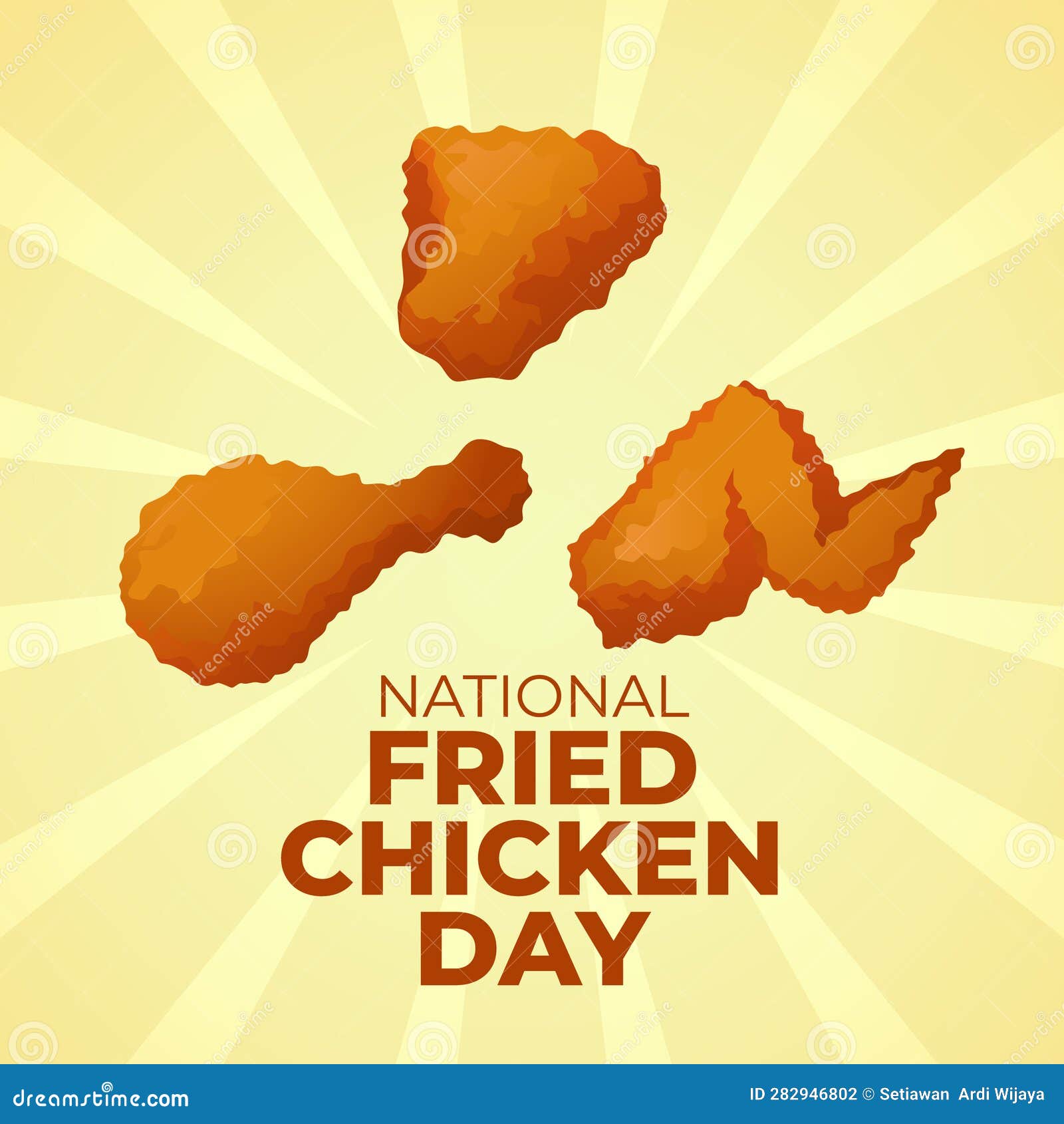 Vector Graphic of National Fried Chicken Day Good for National Fried ...