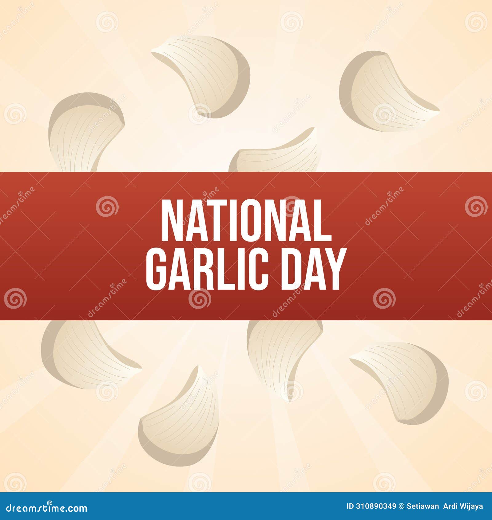 Vector Graphic of National Garlic Day Ideal for National Garlic Day ...