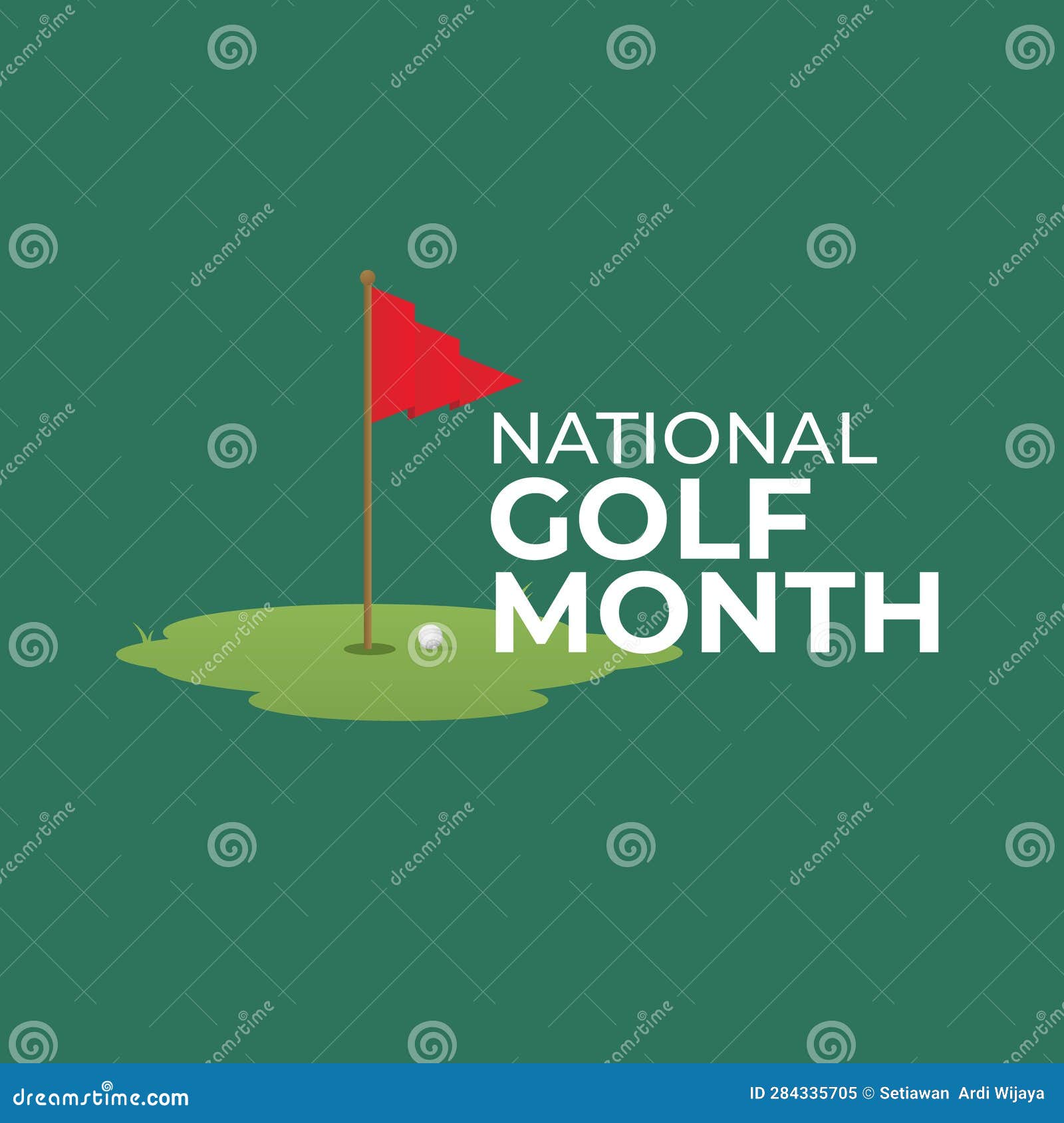 Vector Graphic of National Golf Month Good for National Golf Month ...