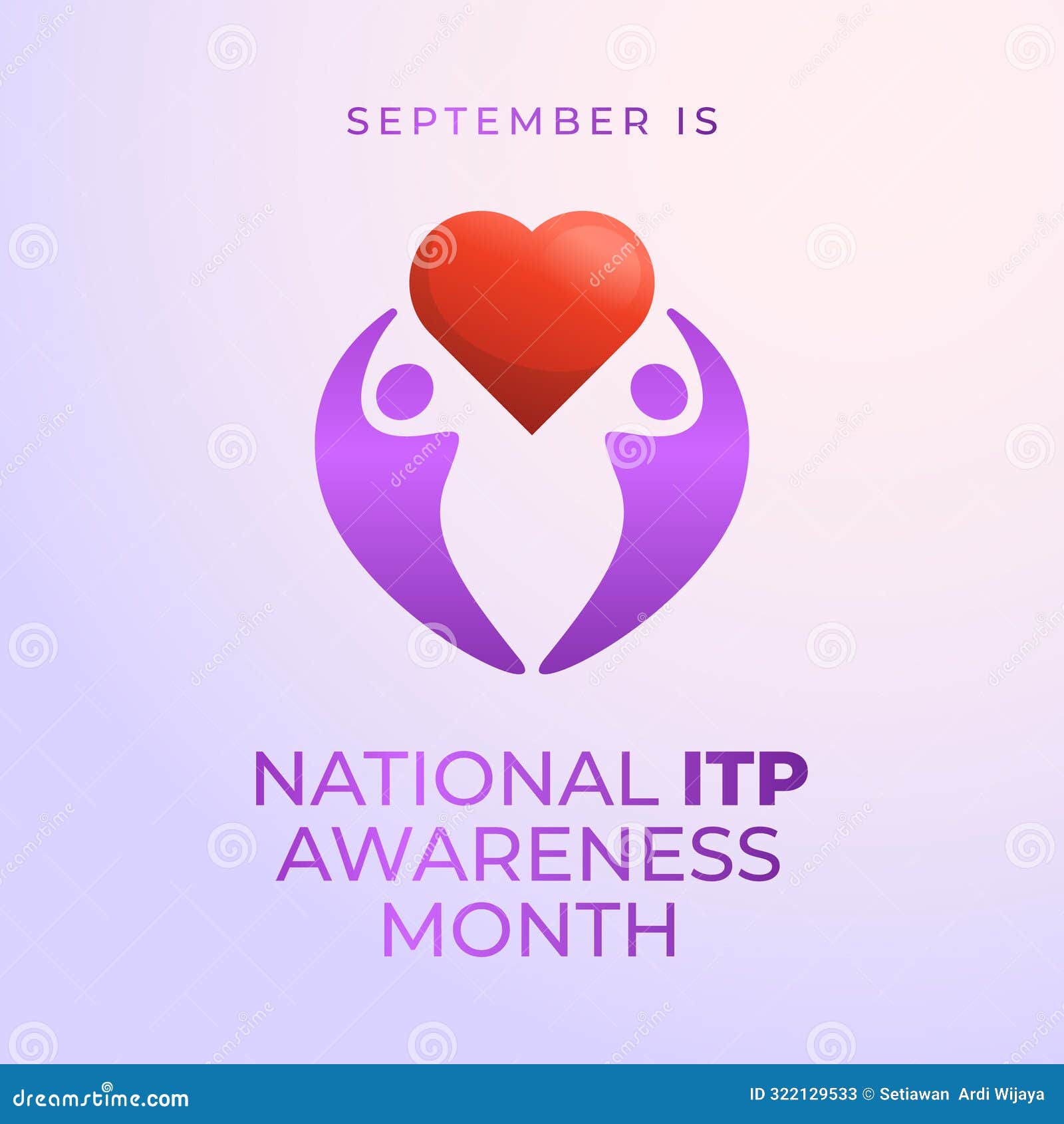 Vector Graphic of National Itp Awareness Month Ideal for National Itp ...