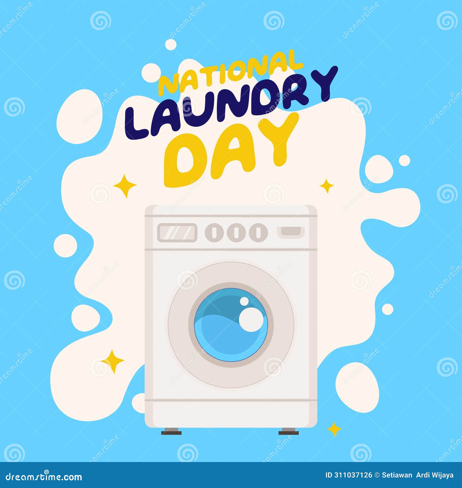 Vector Graphic of National Laundry Day Ideal for National Laundry Day ...