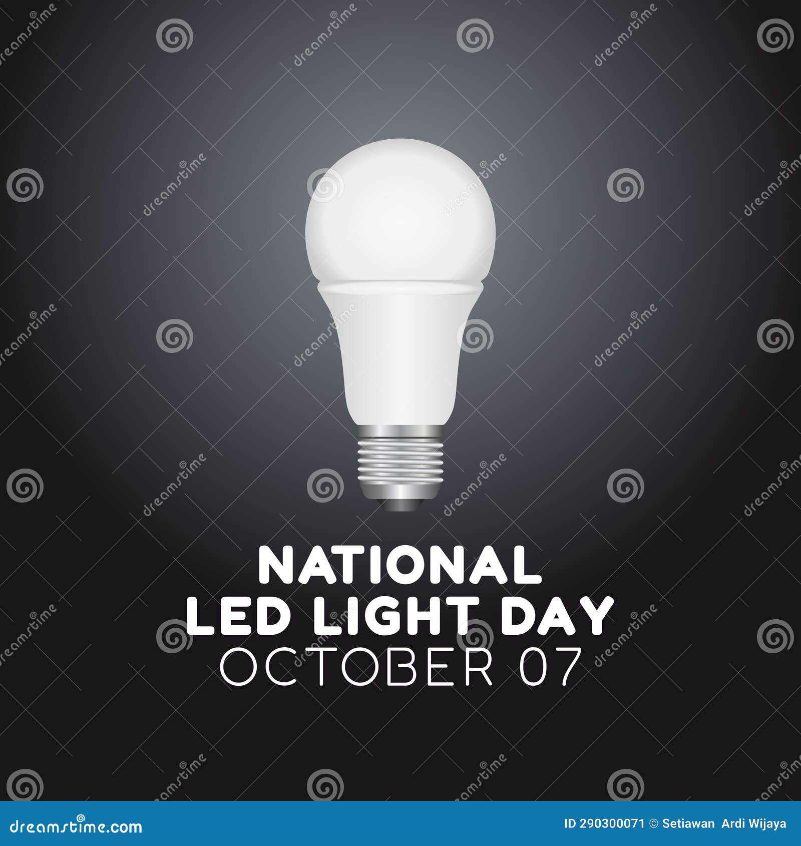 Vector Graphic of National LED Light Day Good for National LED Light ...
