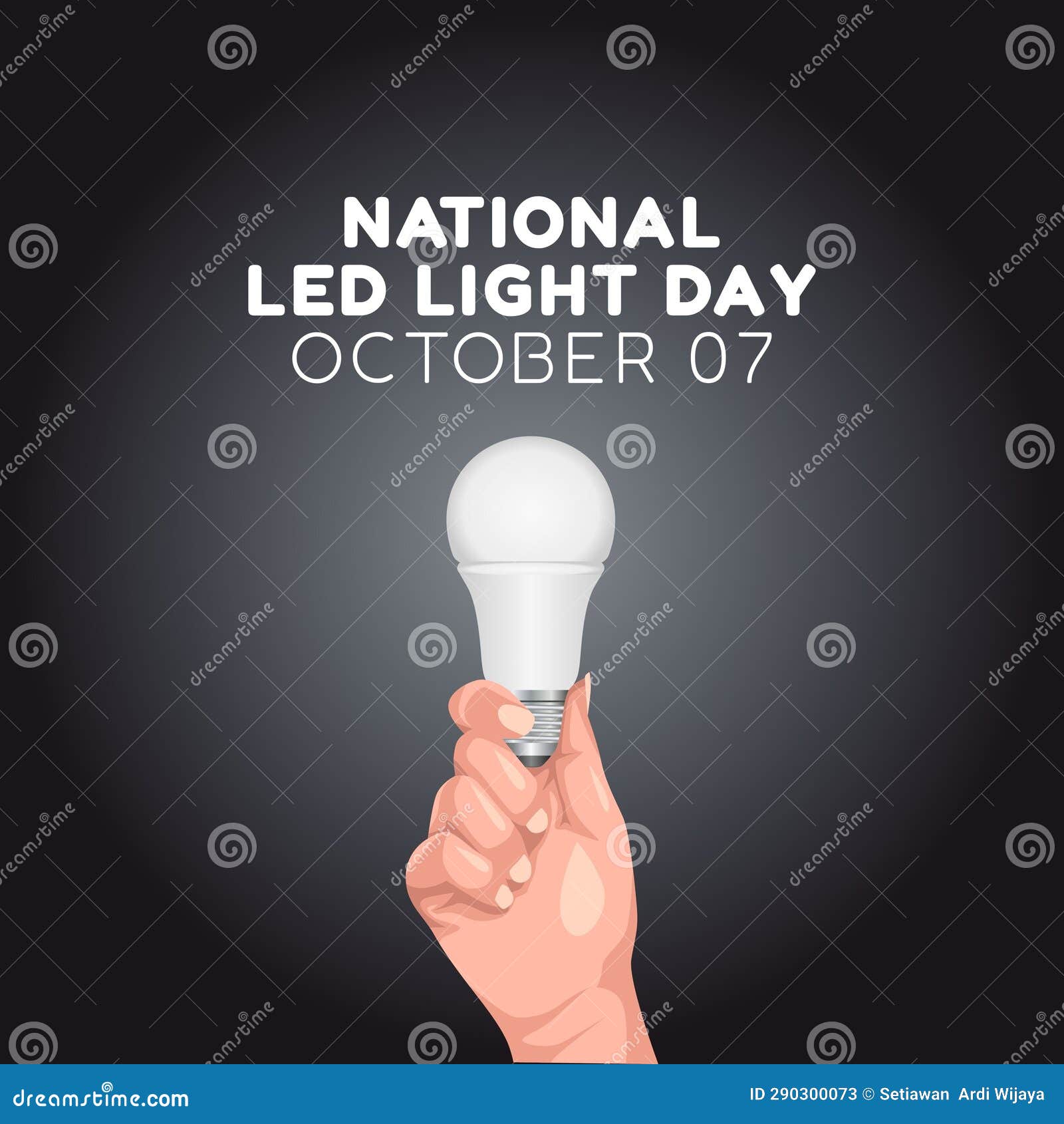Vector Graphic of National LED Light Day Good for National LED Light ...