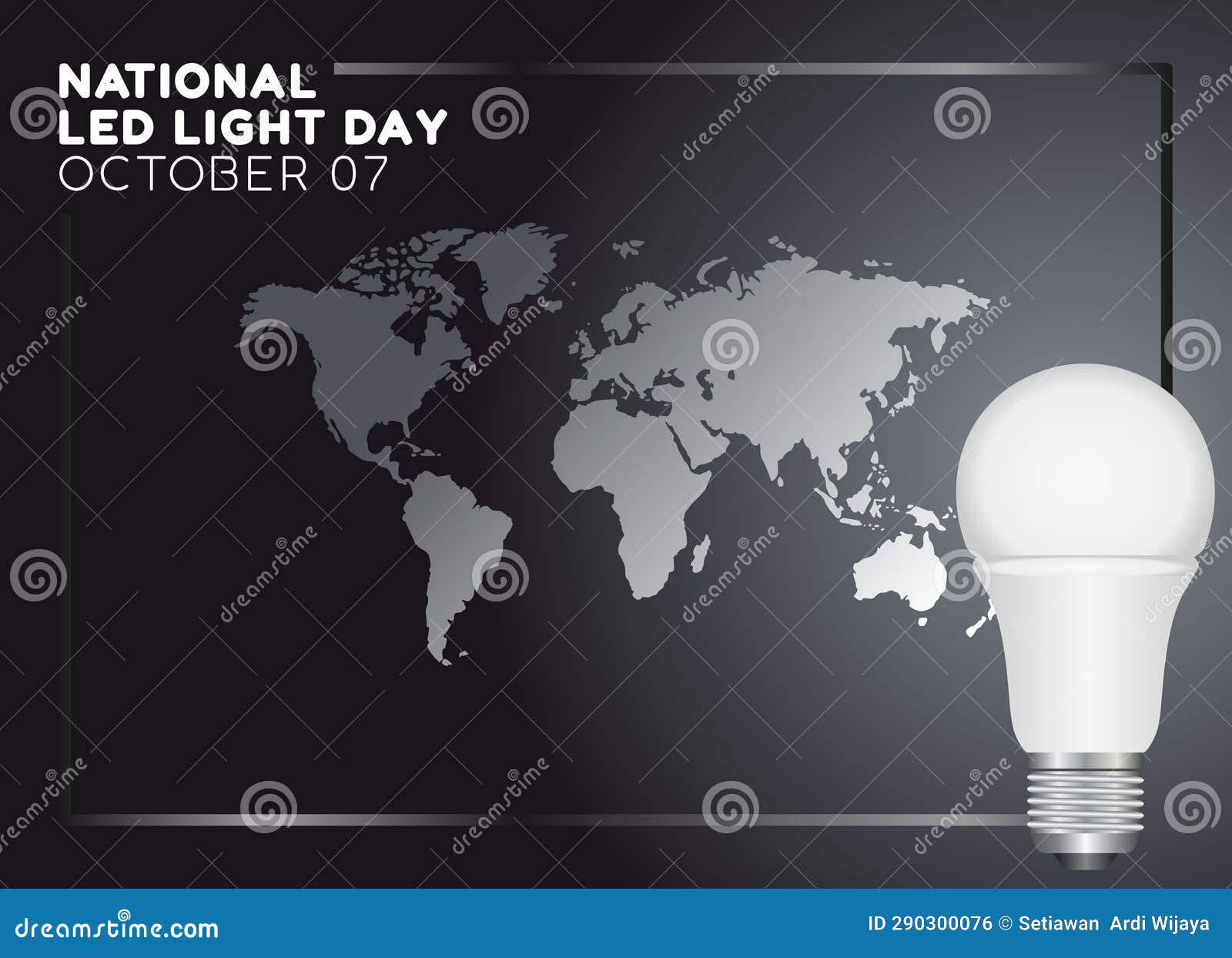 Vector Graphic of National LED Light Day Good for National LED Light ...