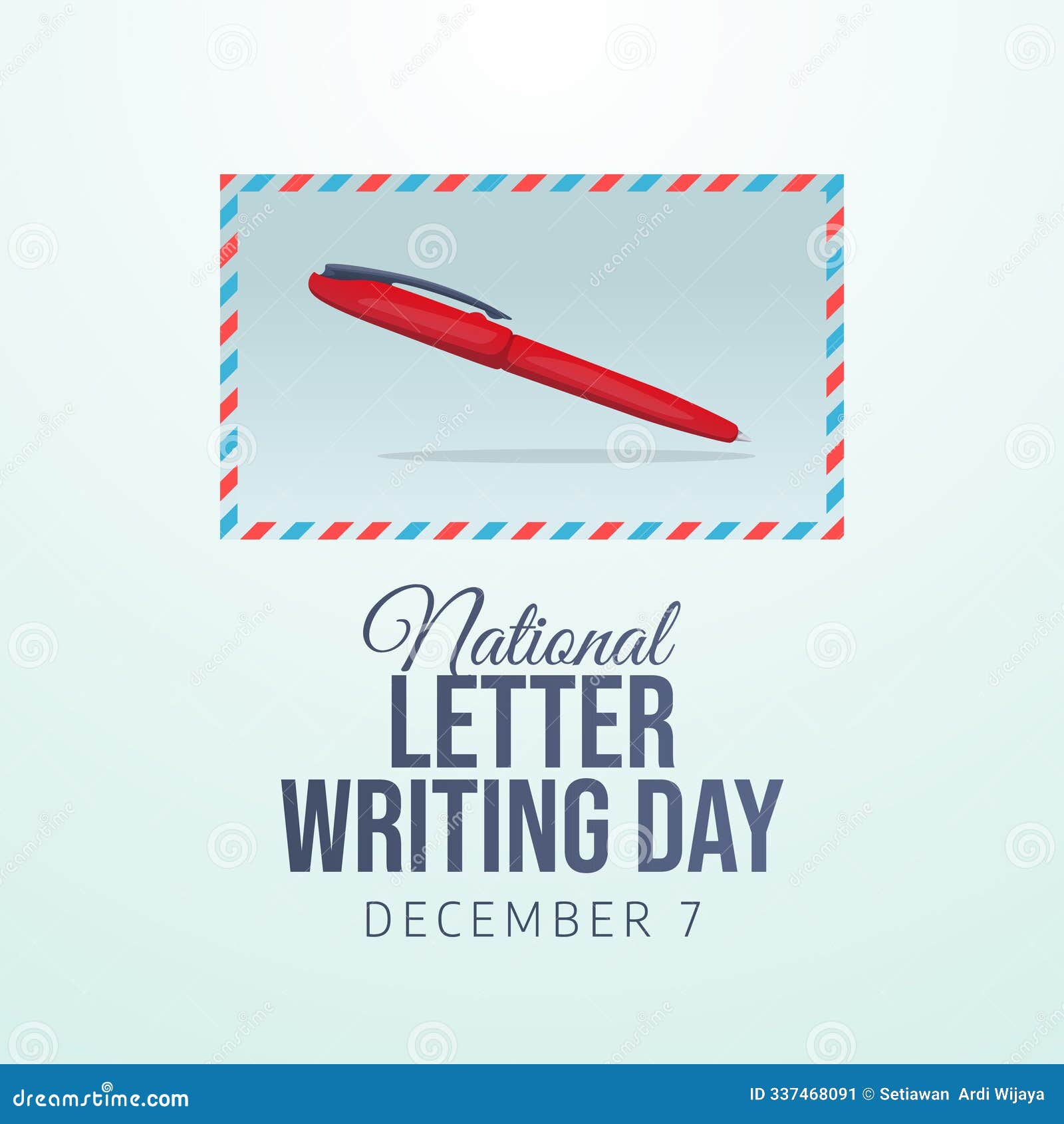 Vector Graphic of National Letter Writing Day Ideal for National Letter ...