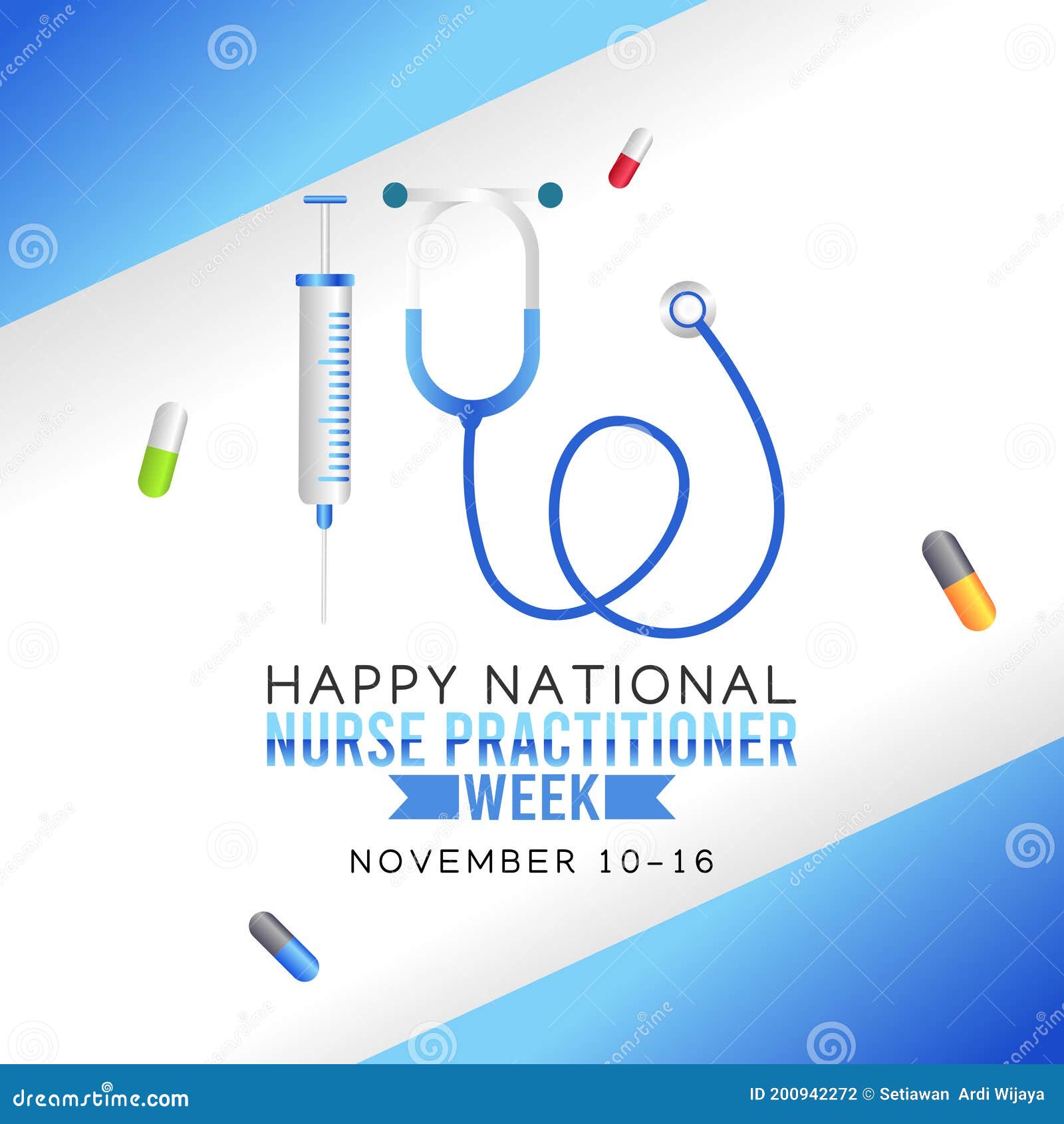 Vector Graphic of National Nurse Practitioner Week Good for National ...