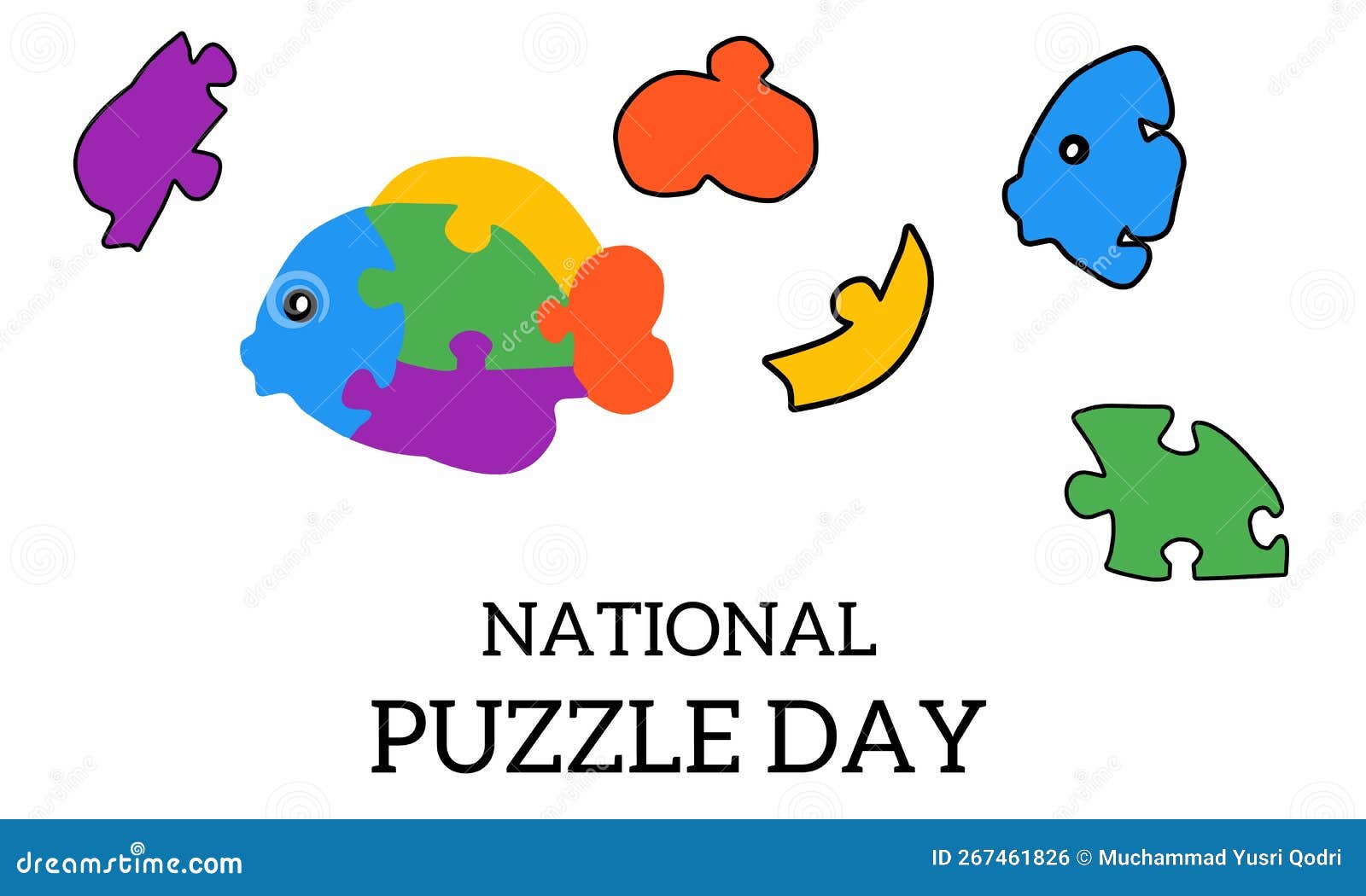 Vector Graphic of National Puzzle Day for National Puzzle Day ...