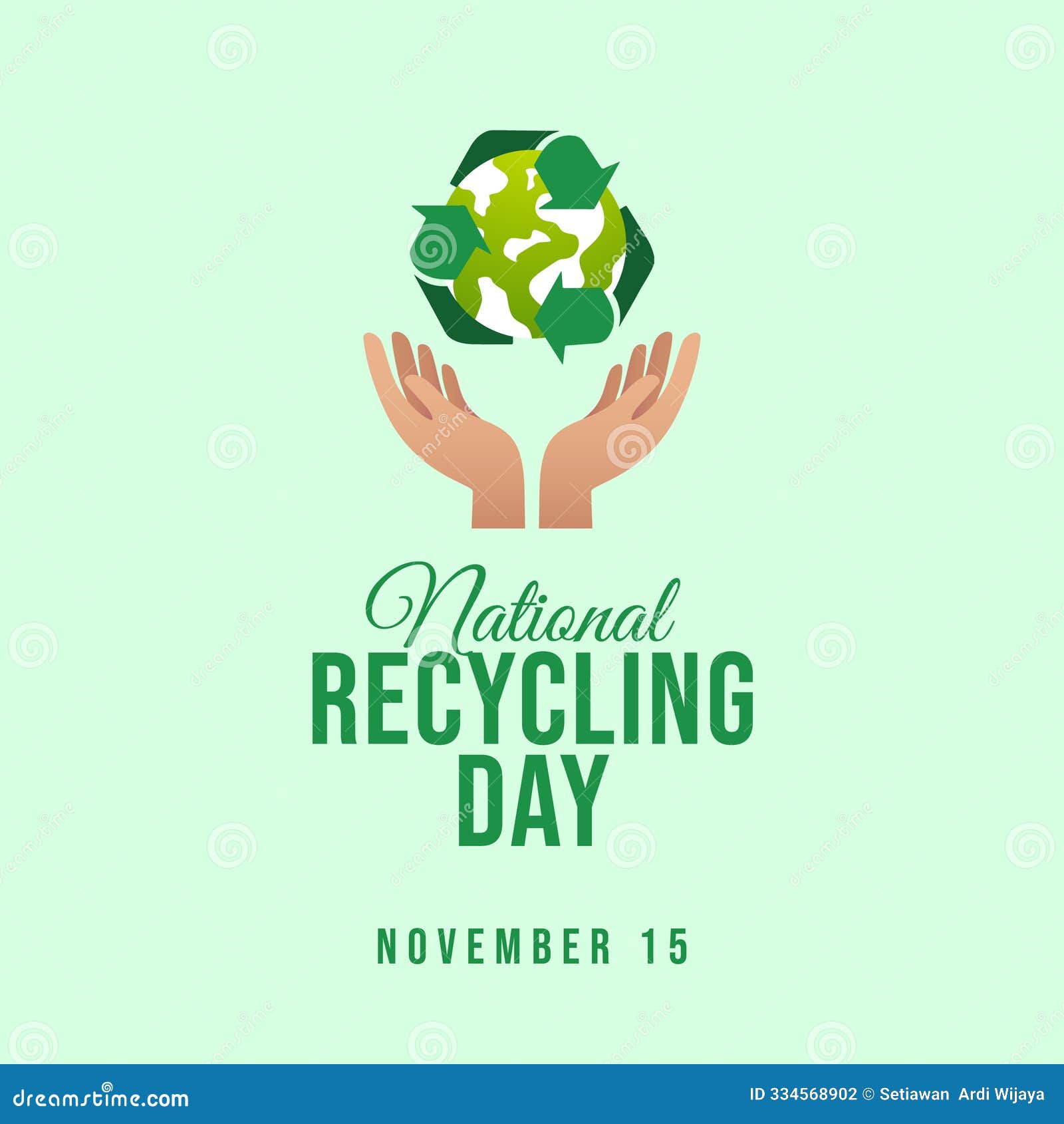 Vector Graphic of National Recycling Day Ideal for National Recycling ...