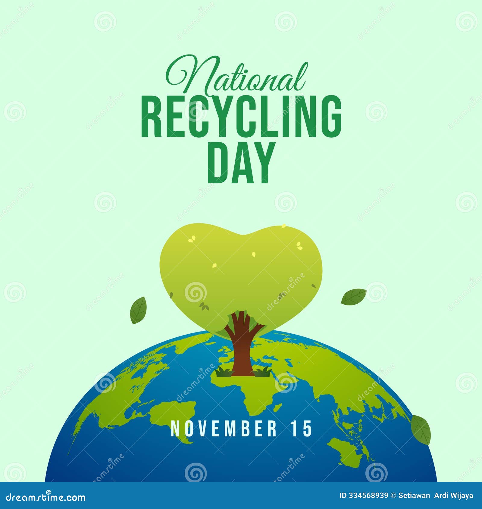 Vector Graphic of National Recycling Day Ideal for National Recycling ...