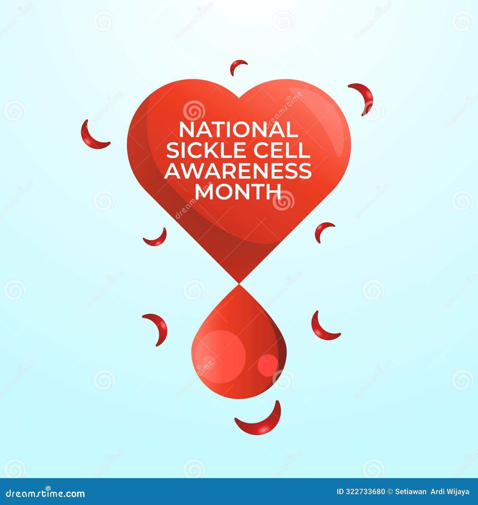 Vector Graphic Of National Sickle Cell Awareness Month Ideal For ...
