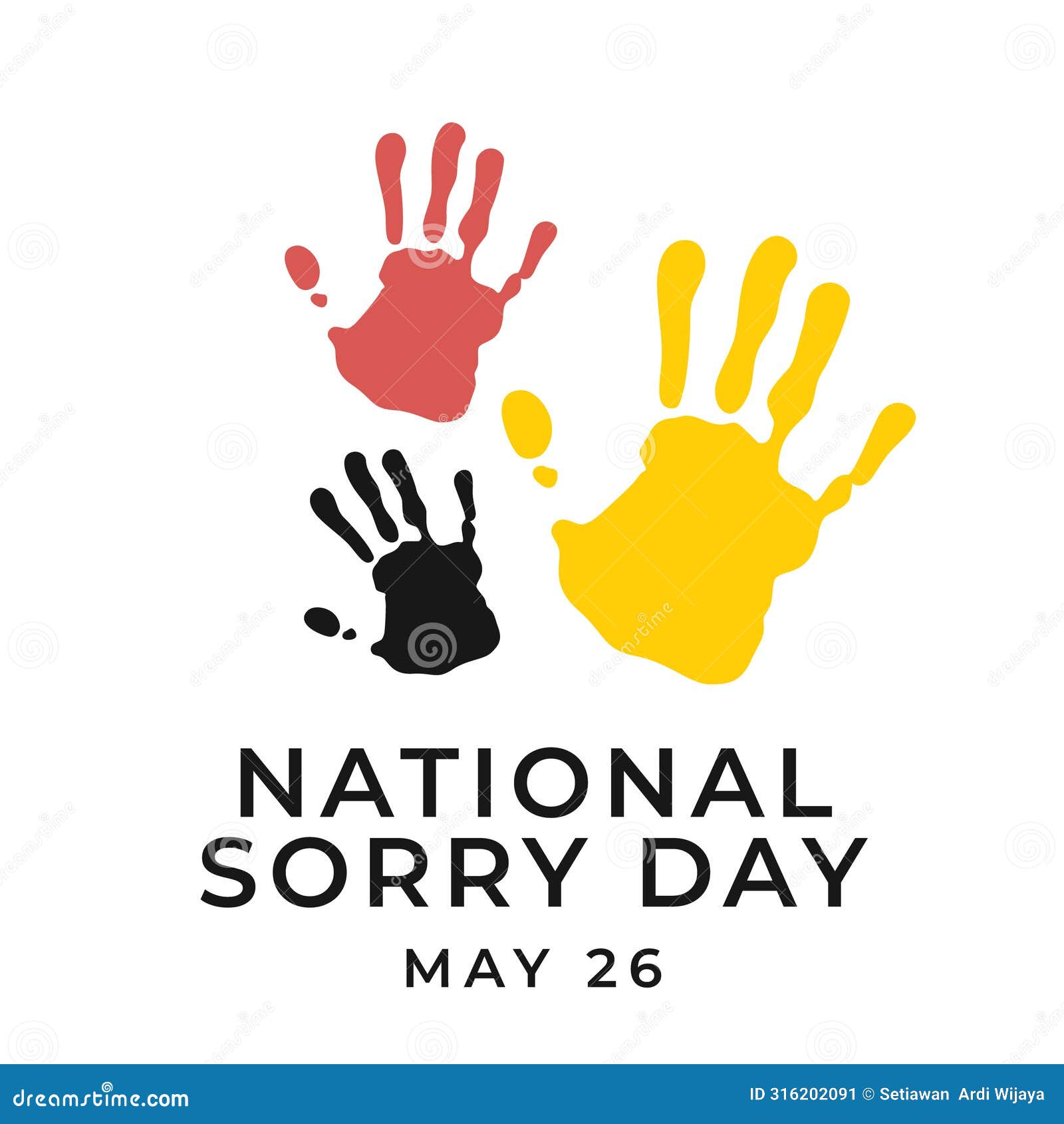 Vector Graphic of National Sorry Day Ideal for National Sorry Day ...